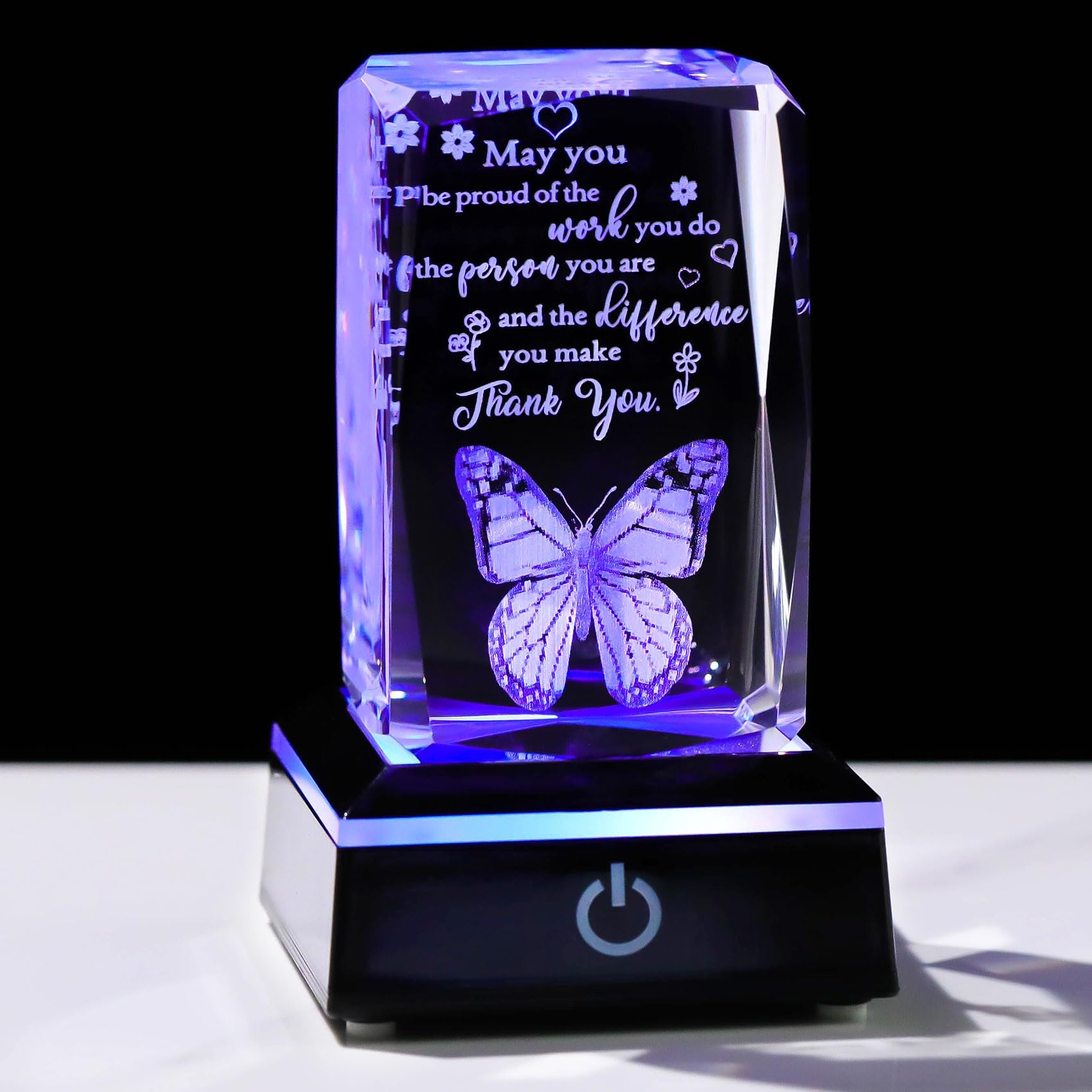 Amazon.com: YWHL Boss Lady Gifts for Women with LED Base Laser Crystal ...