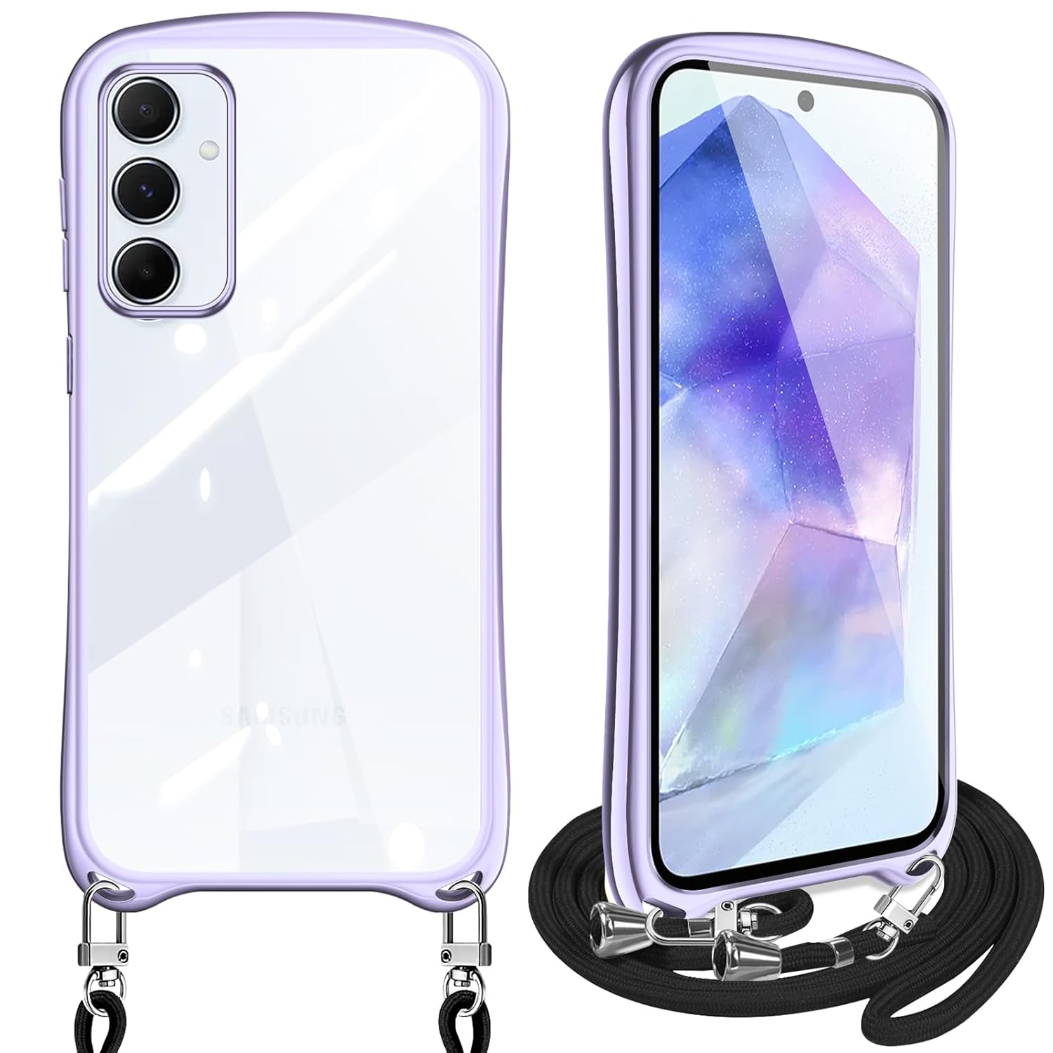 Galaxy A54 5G Case, Clear Shoulder SC-53D SCG21 Galaxy A54 Cover ...