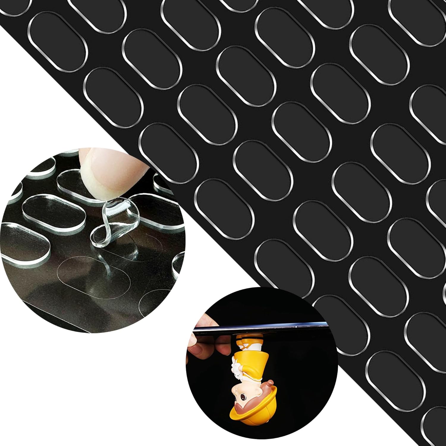 Amazon.com: PCTC 600Pcs Gel Glue Dots Clear Removable, No Trace Tacky ...