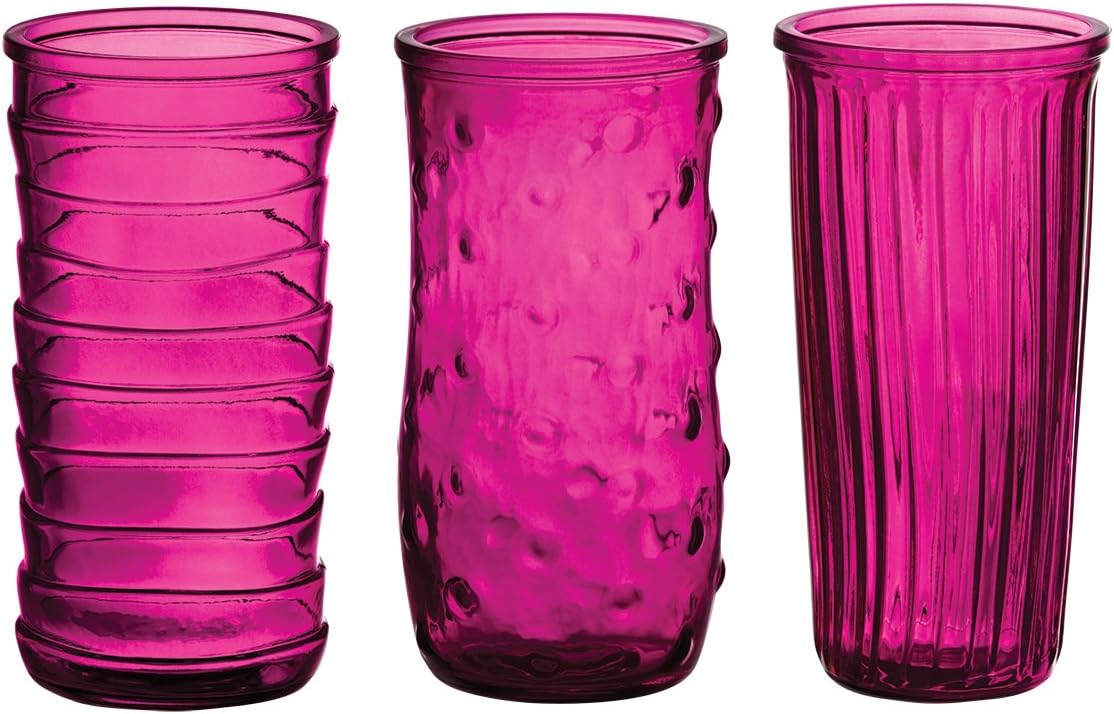 Amazon.com: Syndicate Sales Rose Vase Assortment, 8-1/2-Inch, Raspberry ...