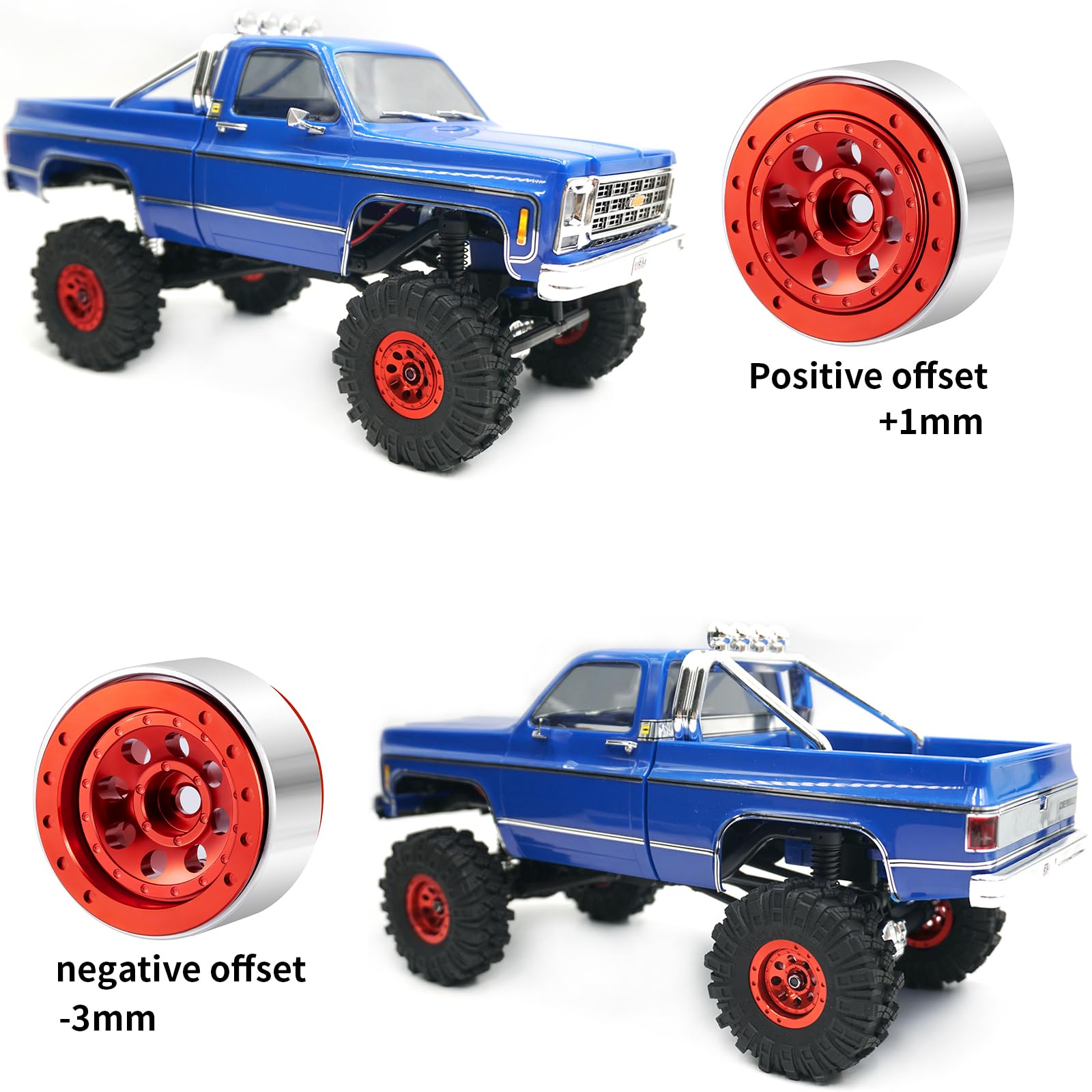 Negative Offset Truck Rims