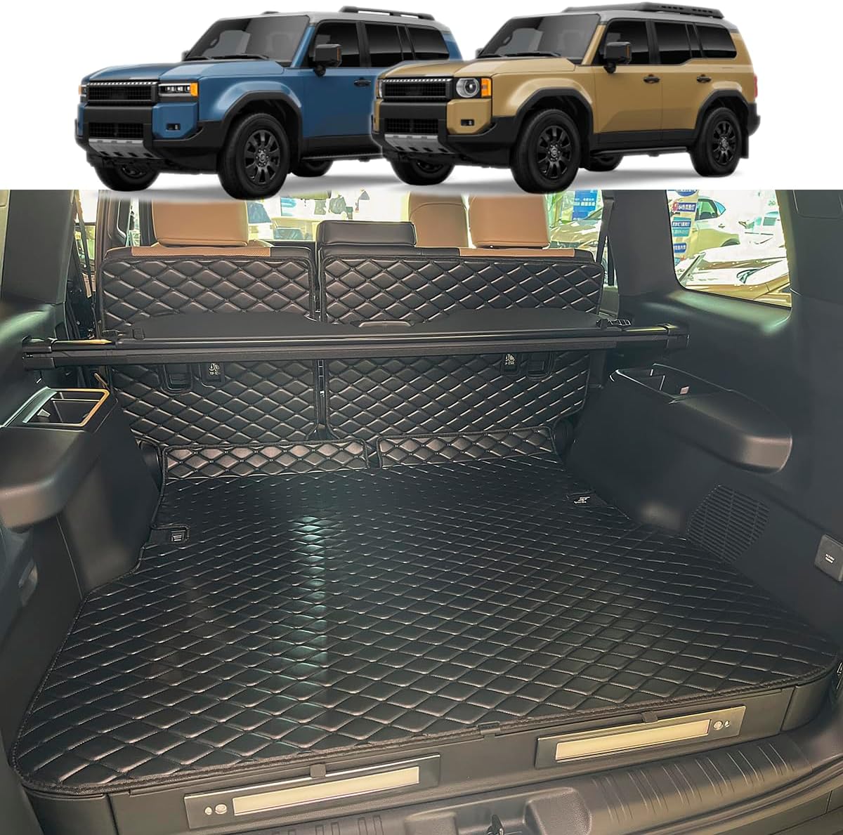 Amazon.com: 7DEEKEI Cargo Mat Compatible with 2024-2025 Toyota Land ...