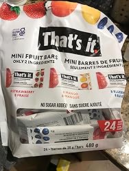 That's it. Mini Fruit Bars Variety (24 Pack) No Sugar Added, Plant ...