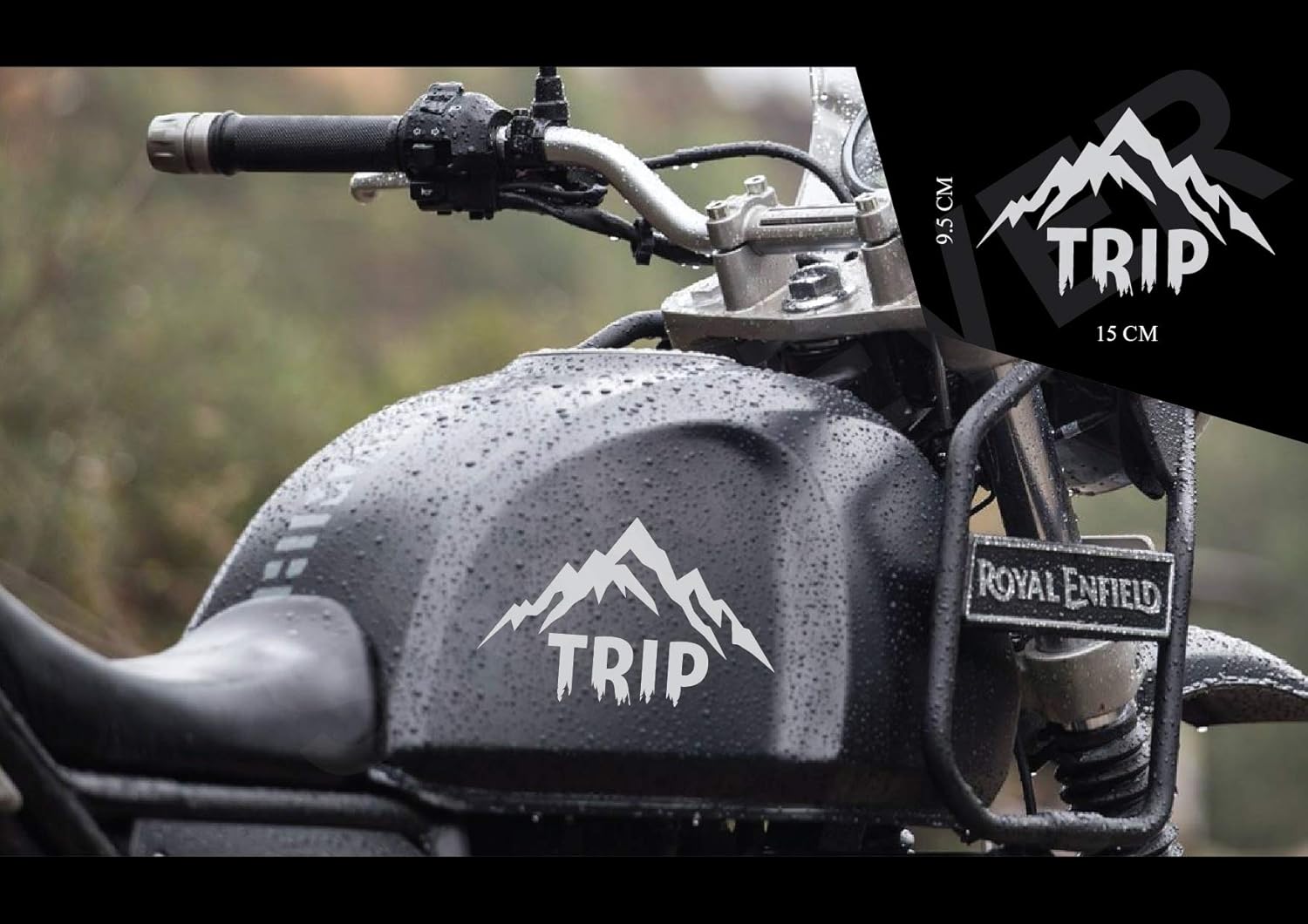 SIGN EVER Trip for Himalayan Bike Stickers and Graphics for Tank Side ...