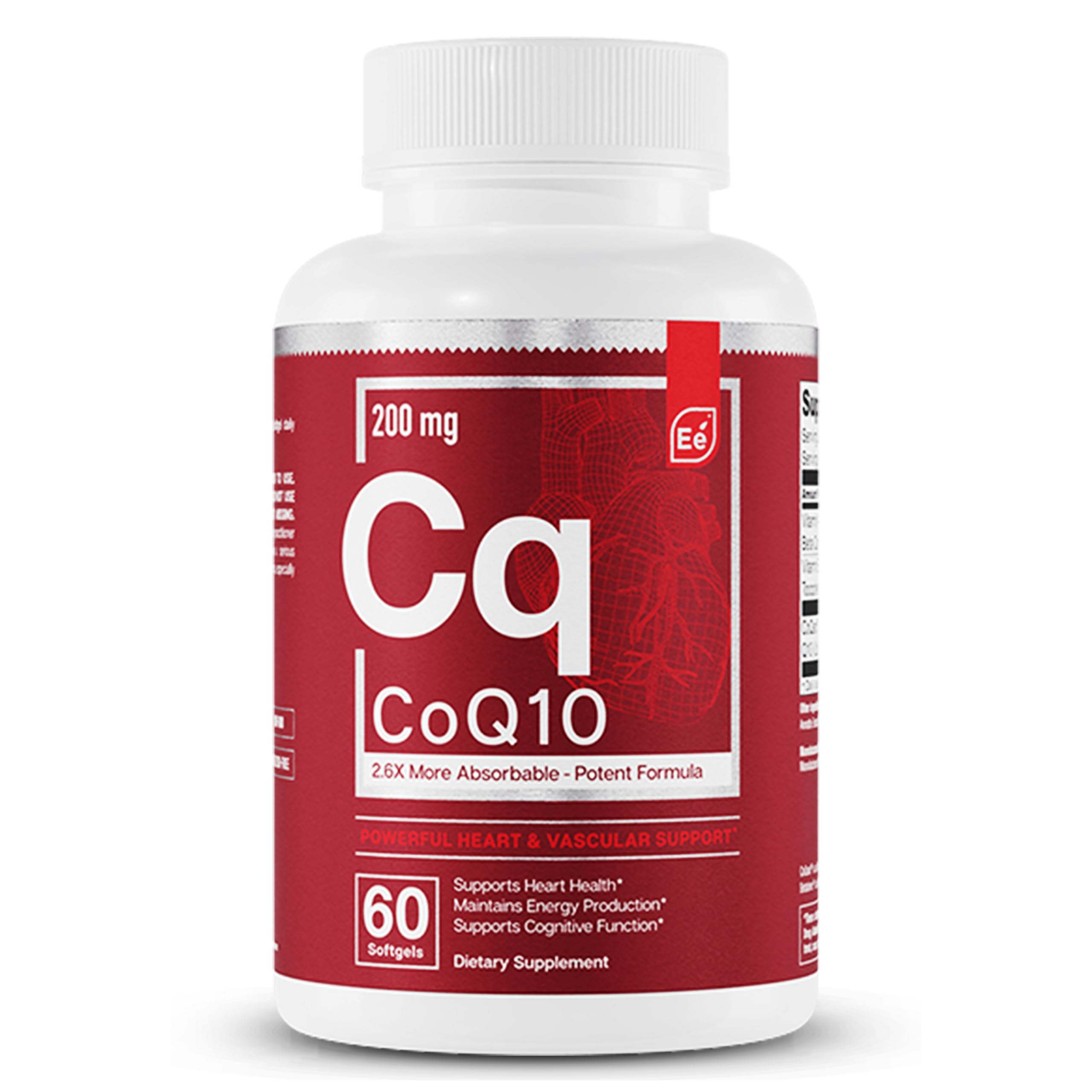 Snapklik.com : Essential Elements CoQ10 200mg Softgels For Heart, Brain ...