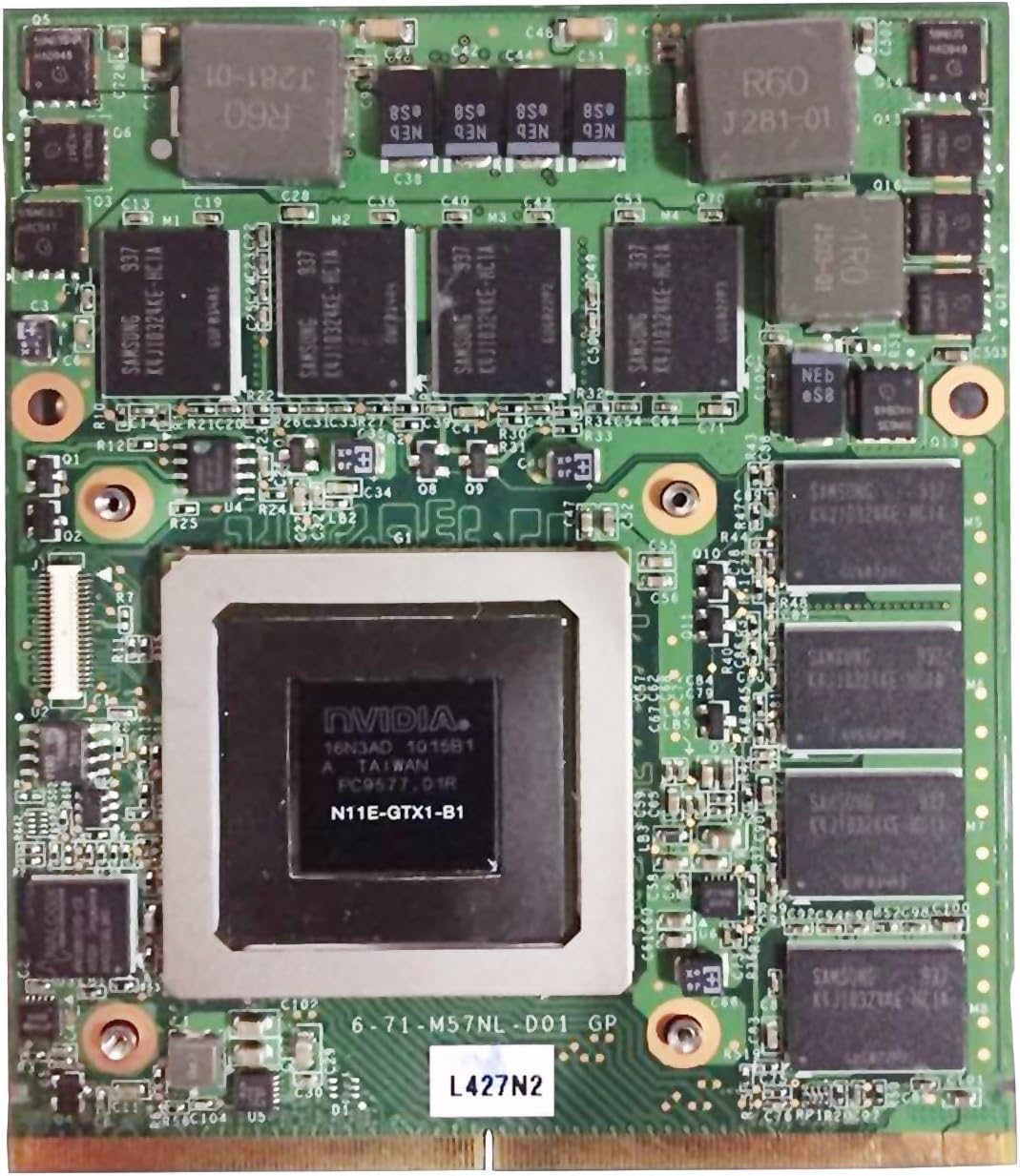 Amazon | ノートパソコン MXM グラフィックスカード GPU 交換用 Alienware M15X R1 M17X R1 Dell ...