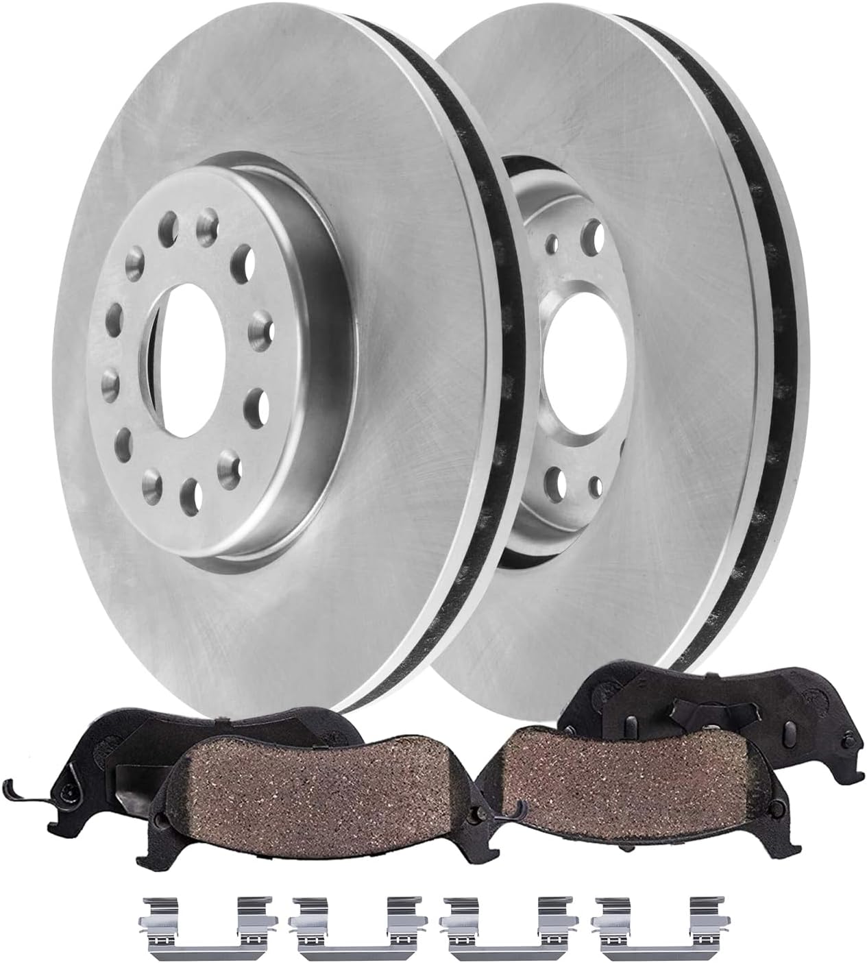 Amazon.com: Detroit Axle - Front Brake Kit for 17-20 GMC Acadia 18-20 Chevy Traverse Enclave 19 ...
