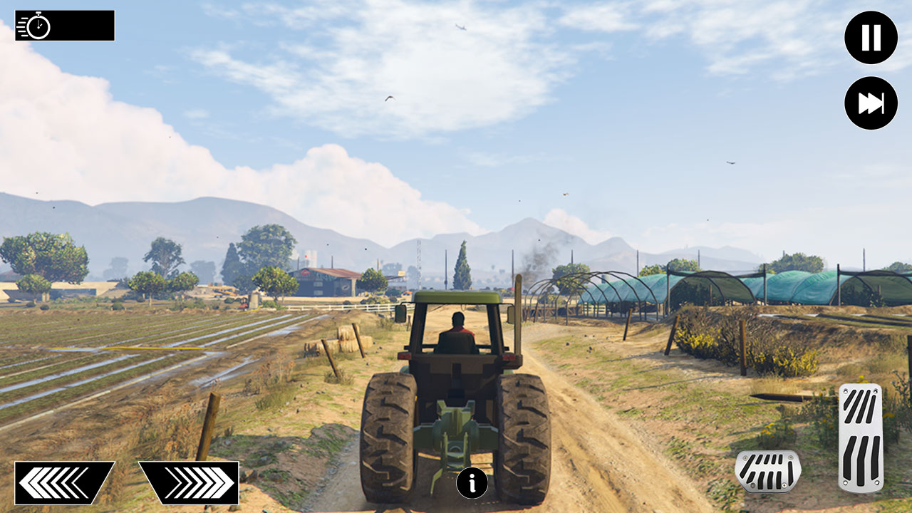 Real Farming Tractor Simulator Driving Game- Modern Tractor Driving ...