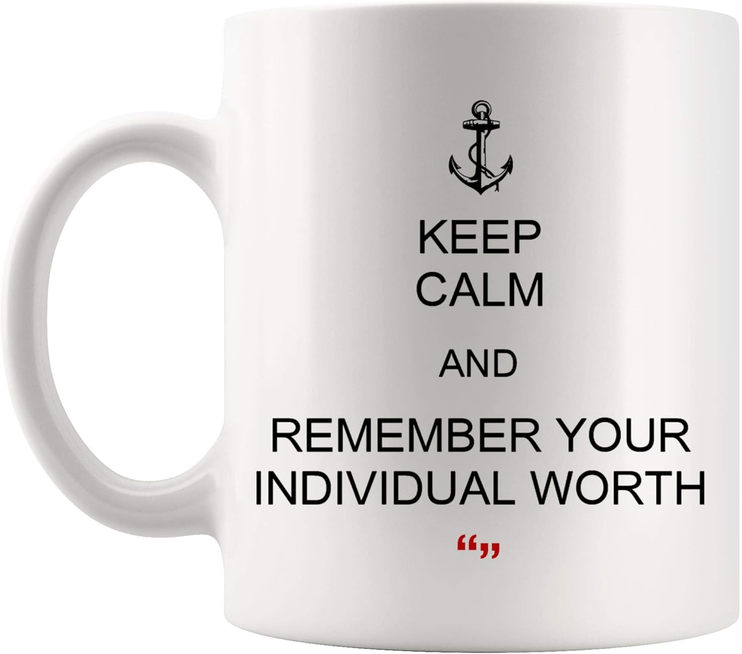 Amazon.com: Remember Individual Worth Motivation Inspire Faith Mug ...