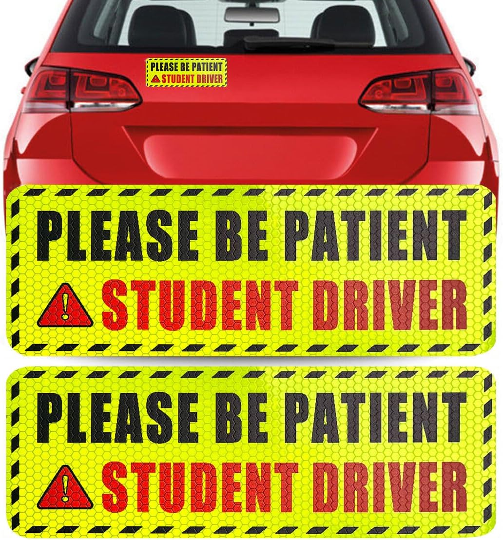 Amazon.com: 3 Pcs Student Driver Magnets For Car,Please Be Patient ...