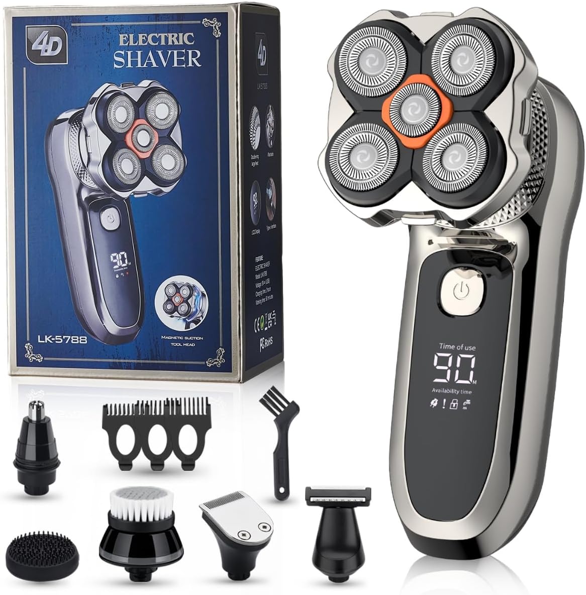 Amazon.com: Head Shavers for Bald Men,Electric Razor for Men,IPX7 ...