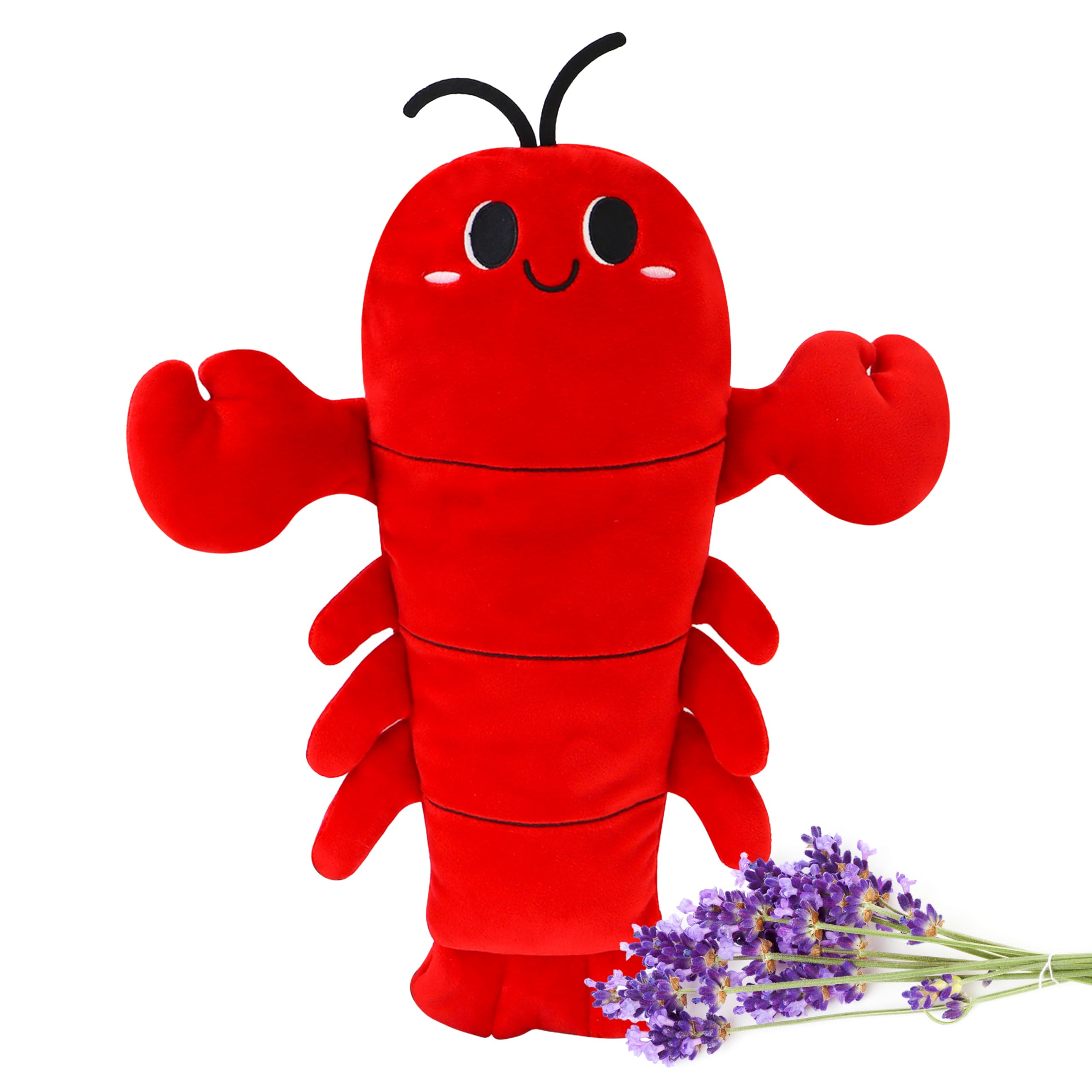 Amazon.com: Microwavable Lobster Plush Heating Pad for Cramps and Pain ...