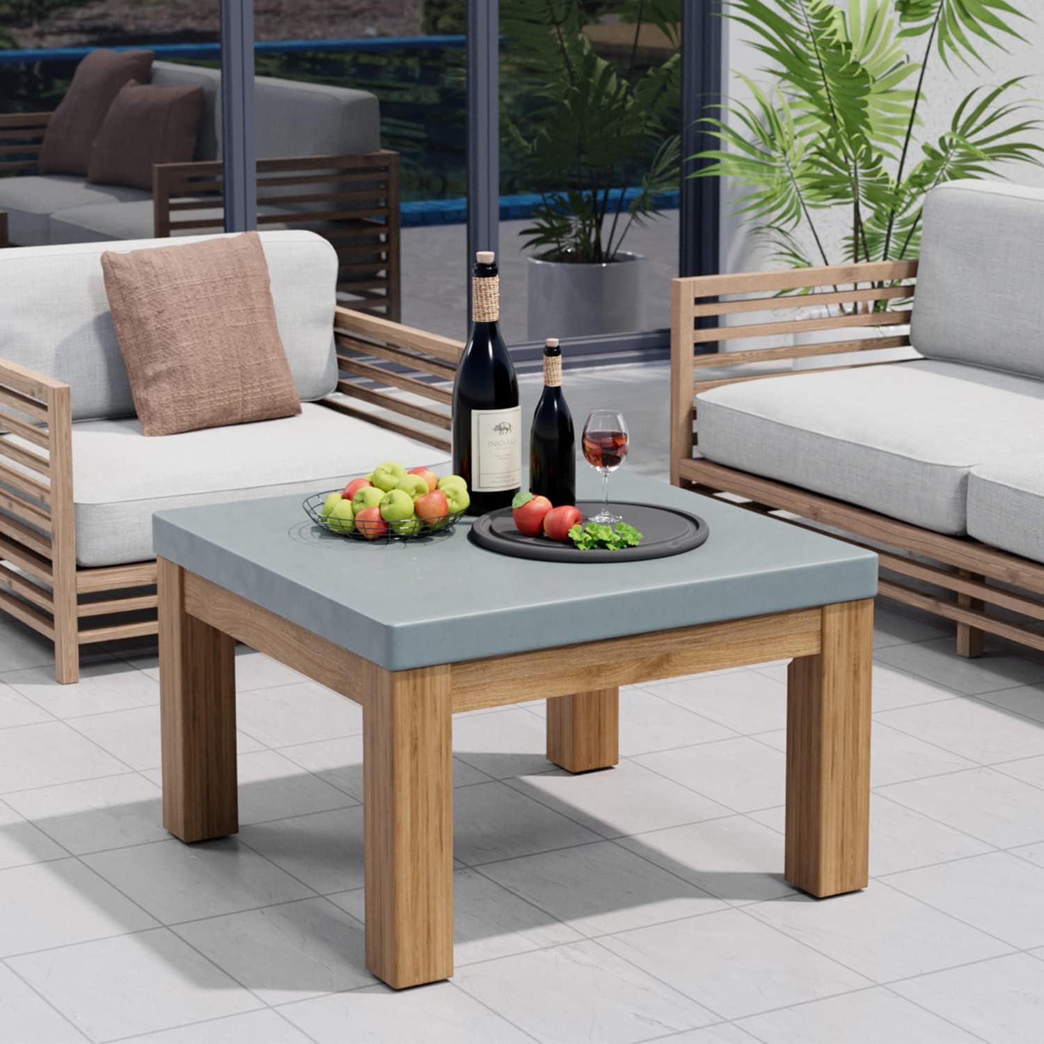Amazon.com : Brefhome Tree Stump Side Table Natural Edge Cedar Real ...