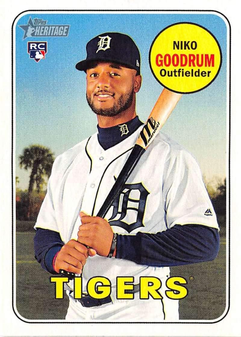 Amazon.com: 2018 Topps Heritage High Number Baseball #534 Niko Goodrum ...