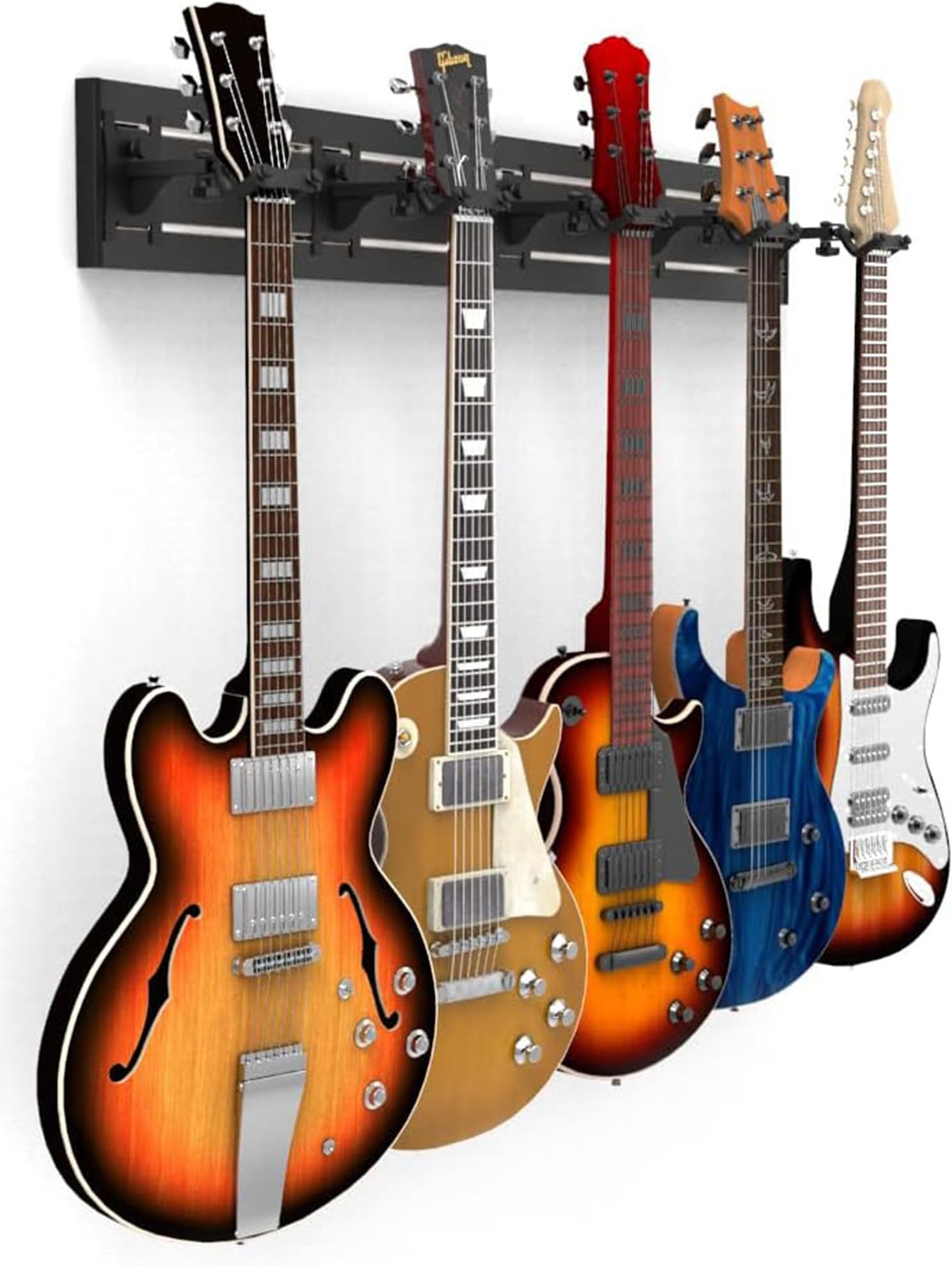 Amazon.com: String Swing Guitar Wall Rack, Multiple Guitar Wall Mount ...
