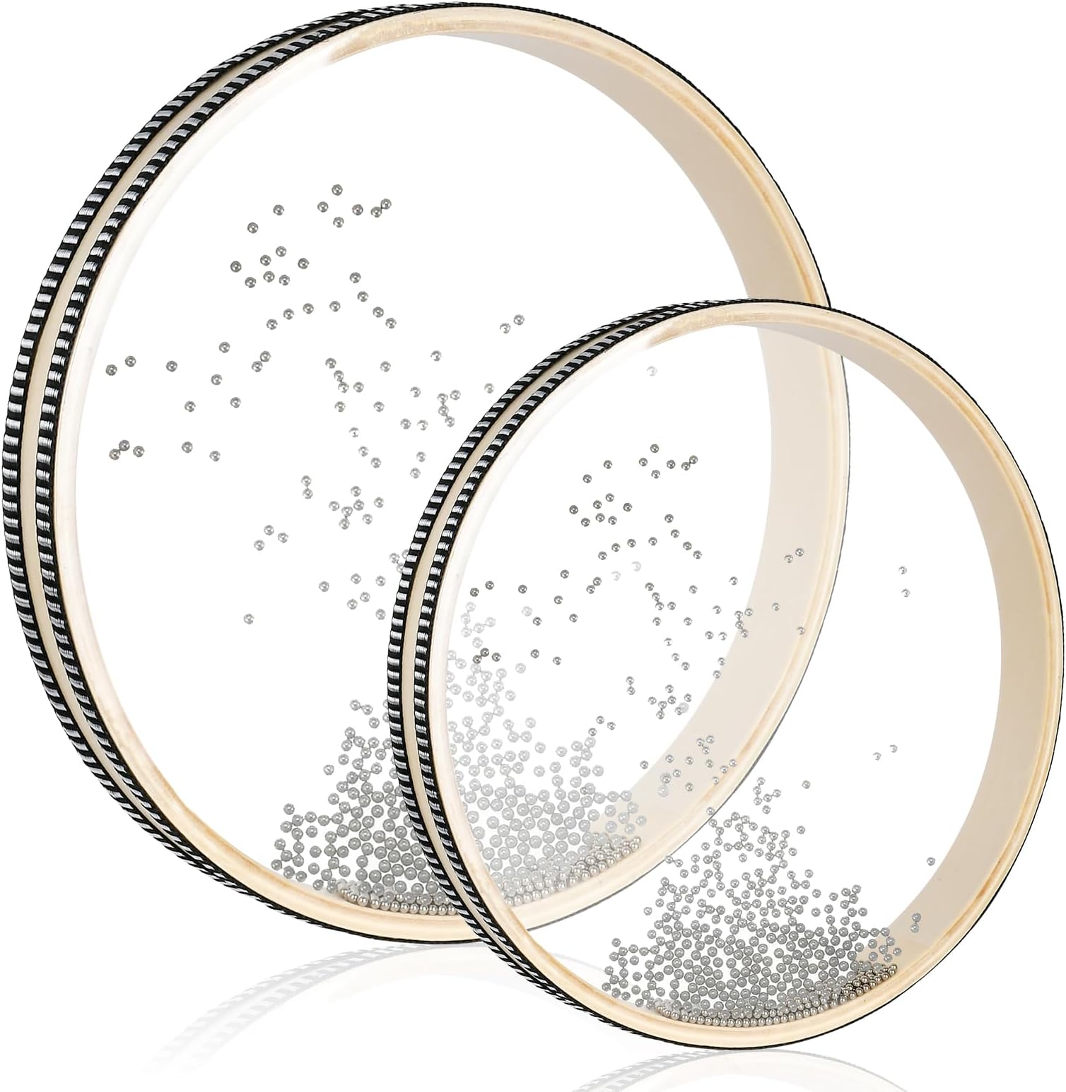 Amazon.com: Aemygo 8 Inch 10 Inch Sea Wave Sound Drum, 2 Pcs Wave Bead ...