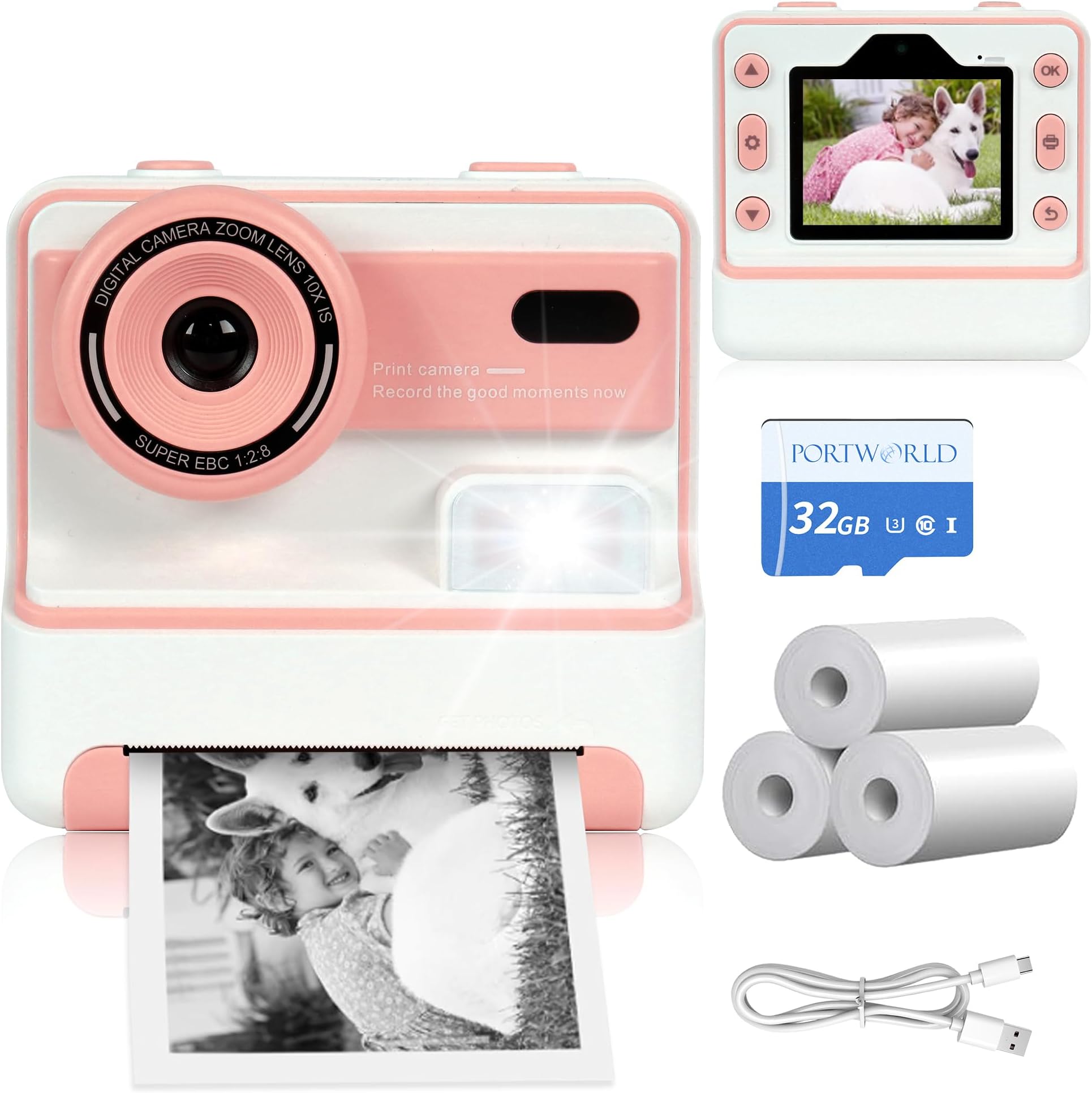 Photo Creator Instant Camera - Digital camera with built in printer ...