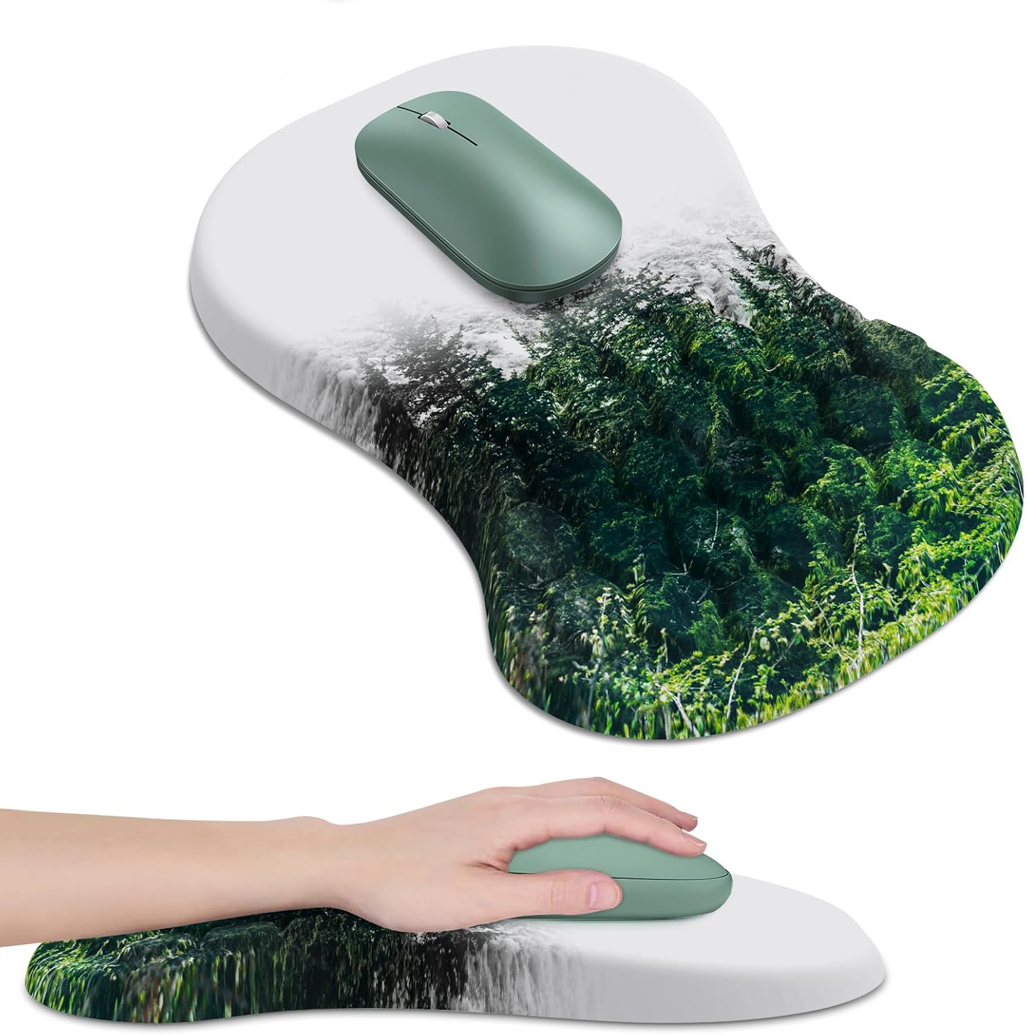 Amazon.com: Upgrade Ergonomic Mouse Pad with Wrist Rest, Massage Design ...