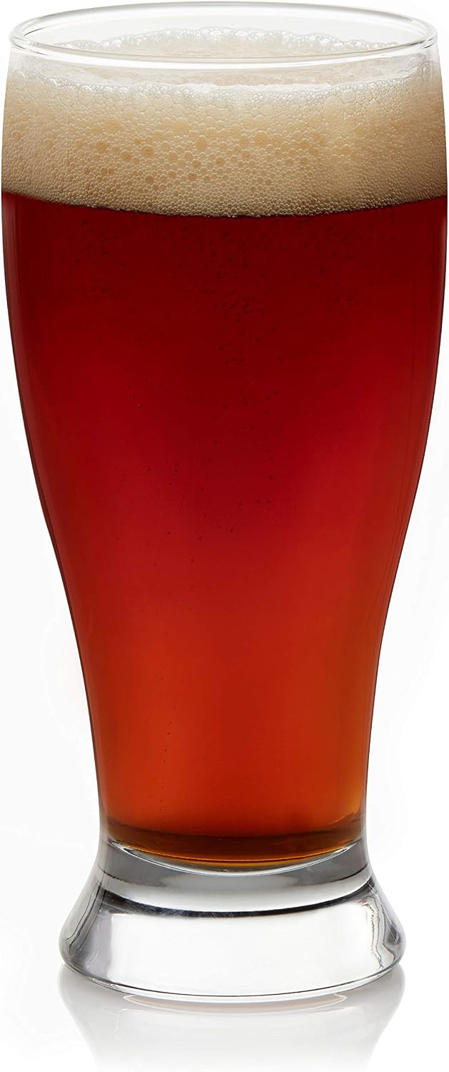Amazon.com | Libbey Pub Beer Glasses, 19-ounce, Set of 12: Beer Glasses