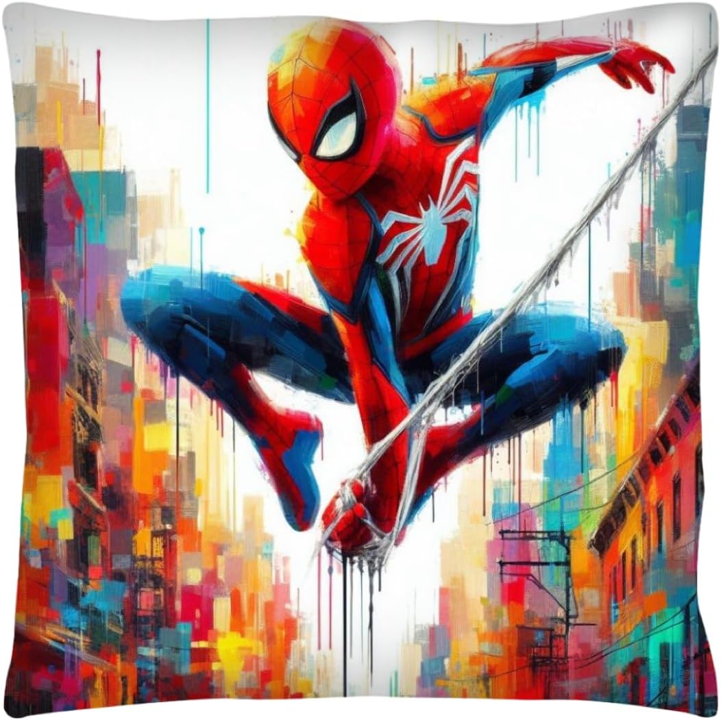 The Beach Stop Superhero Spiderman Accent Cushion Cover | Unique Design ...