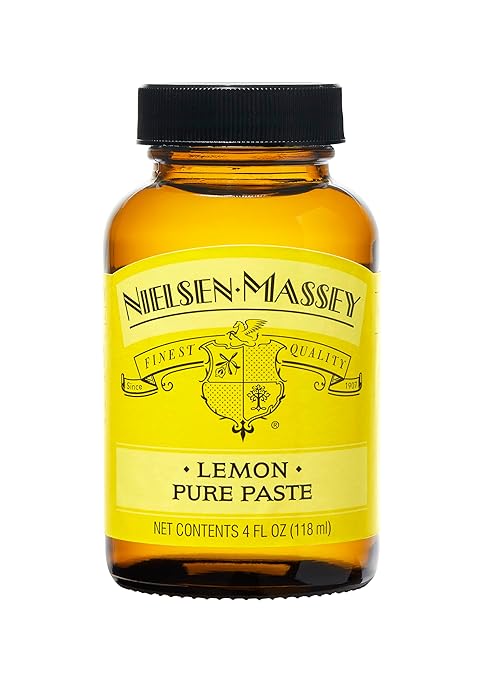 Amazon.com : Nielsen-Massey Pure Lemon Paste for Baking and Cooking, 4 ...