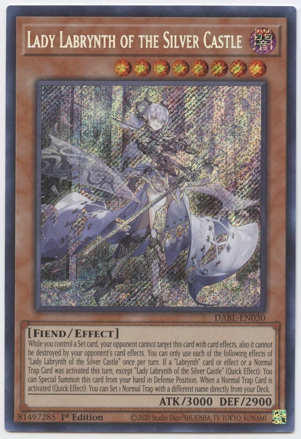 Amazon.com: Yu-Gi-Oh! Lady Labrynth of The Silver Castle - DABL-EN030 ...