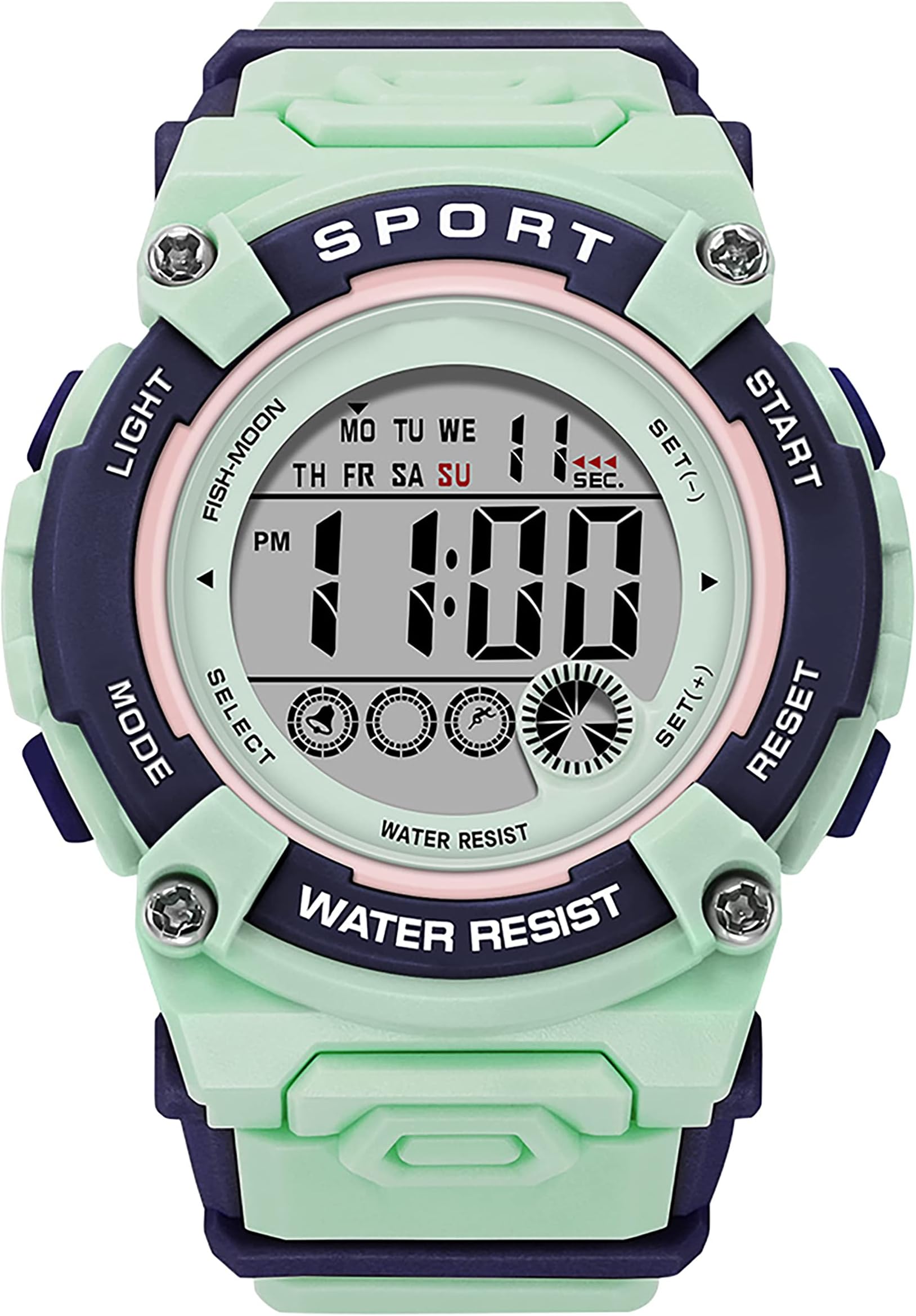 Armbanduhr Damen Uhr Digital Damenarmbanduhr Mädchen Damenuhr mit ...