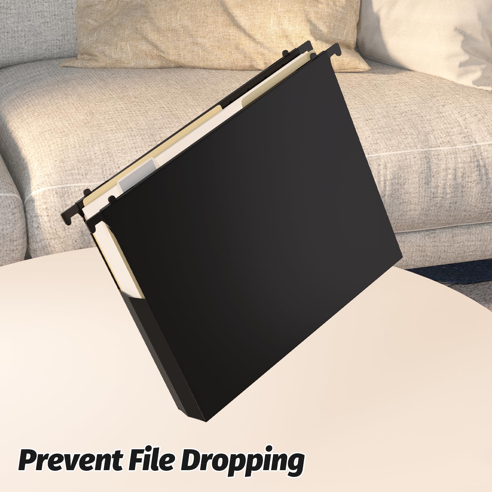 Snapklik.com : Shutex Extra Capacity Plastic Hanging File Folders,12 ...