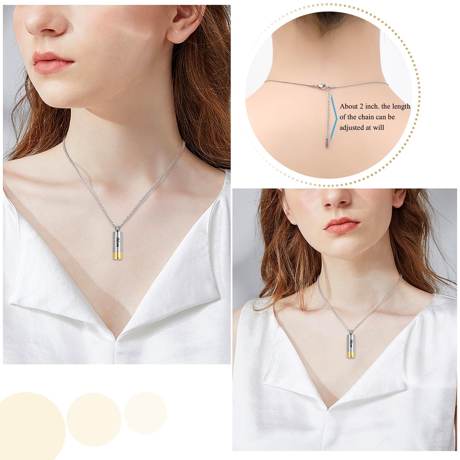 Snapklik.com : Oinsi Shotgun Shell Cremation Jewelry Urn Necklace For ...