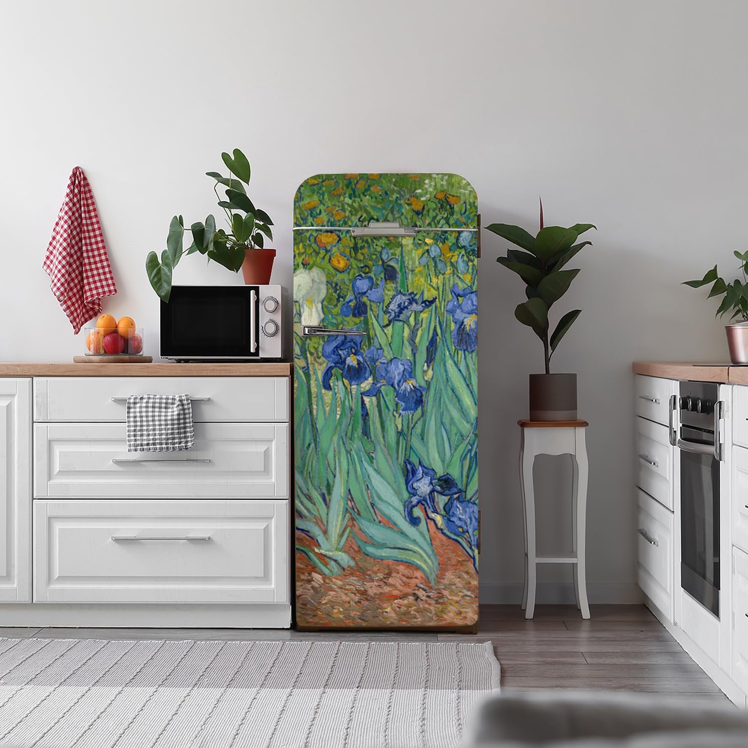 Amazon.com: Flortlias Refrigerator Stickers Murals Peel and Stick ...