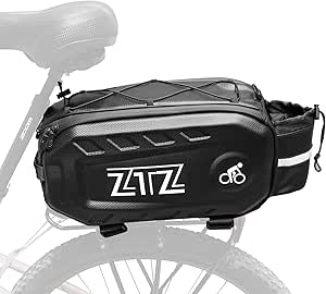 Amazon.com: ZTZ Bike Rack Bag, Bike Rear Seat Cargo Bag, Bicycle Rear ...