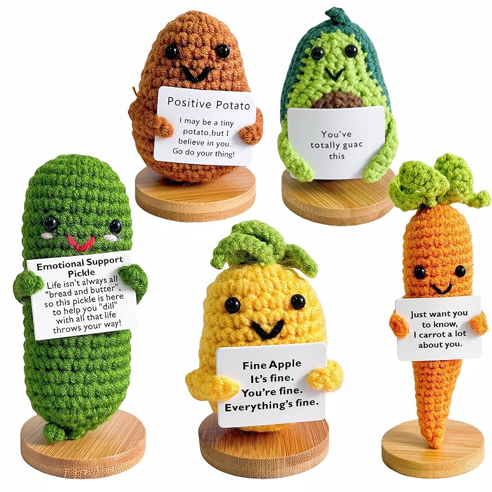Amazon.com: 5PCS Positive Potato Pickle Pineapple Carrot Avocado ...