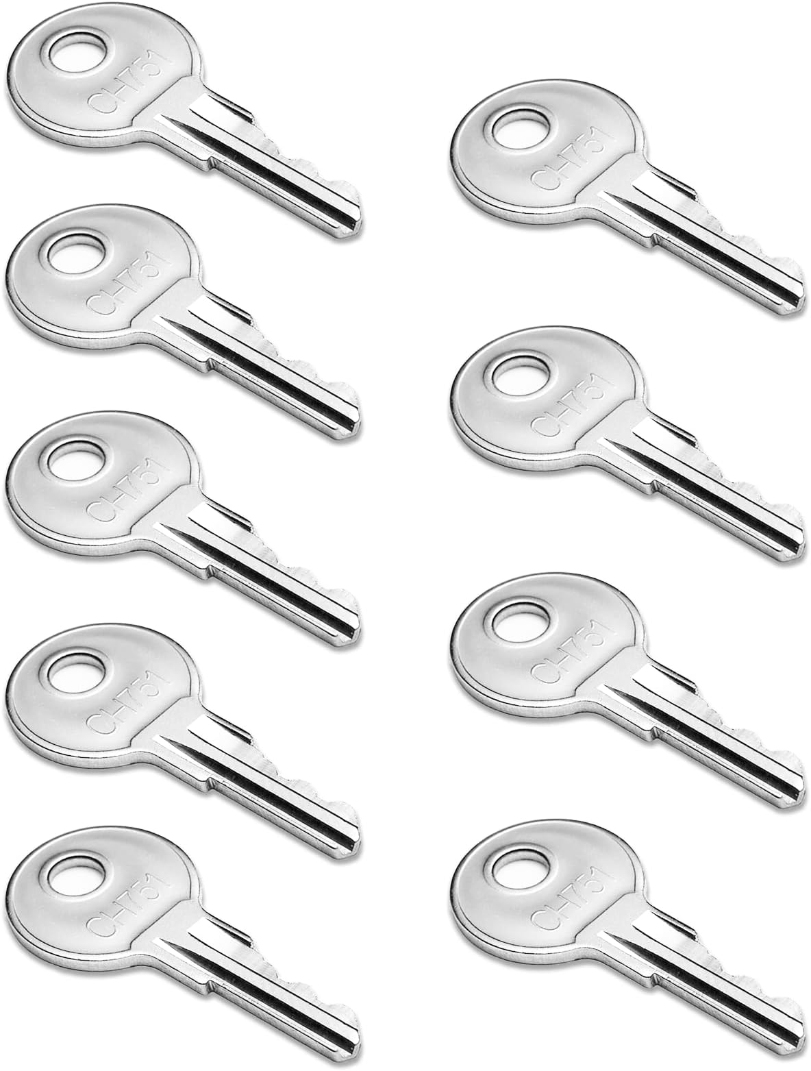 Amazon.com: 10Pack Keys Stamped CH751 Universal Fitment for RV ...