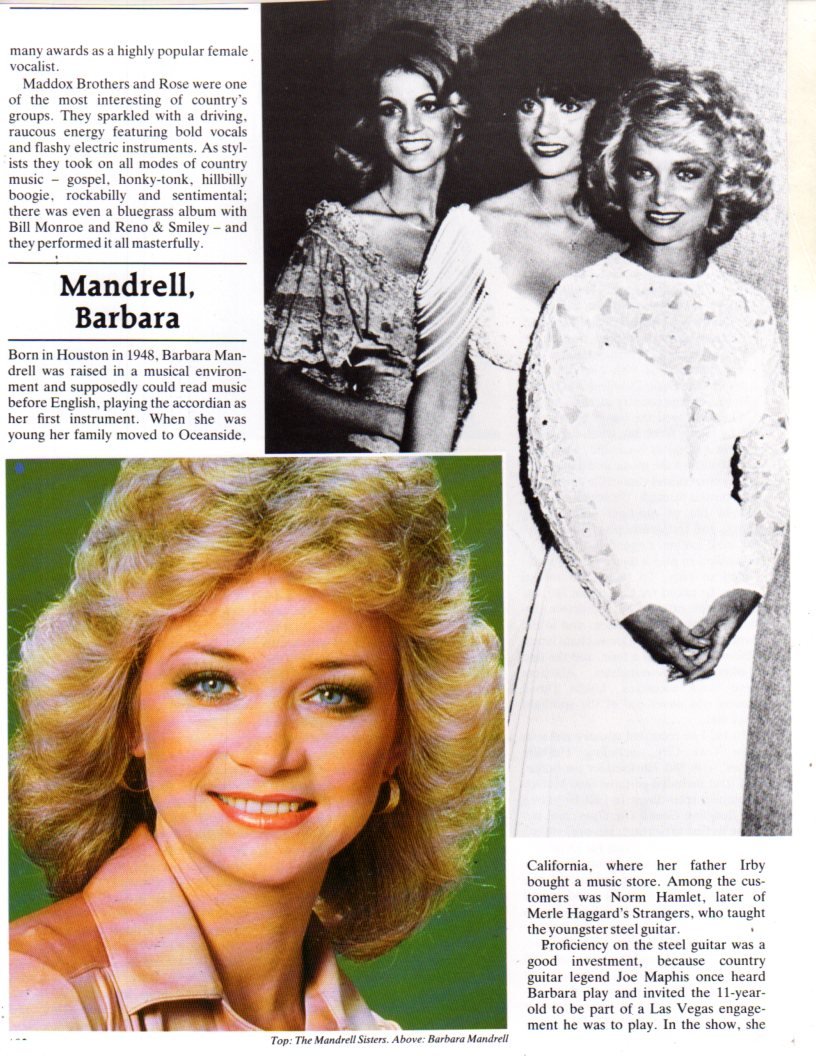 Barbara Mandrell And Family