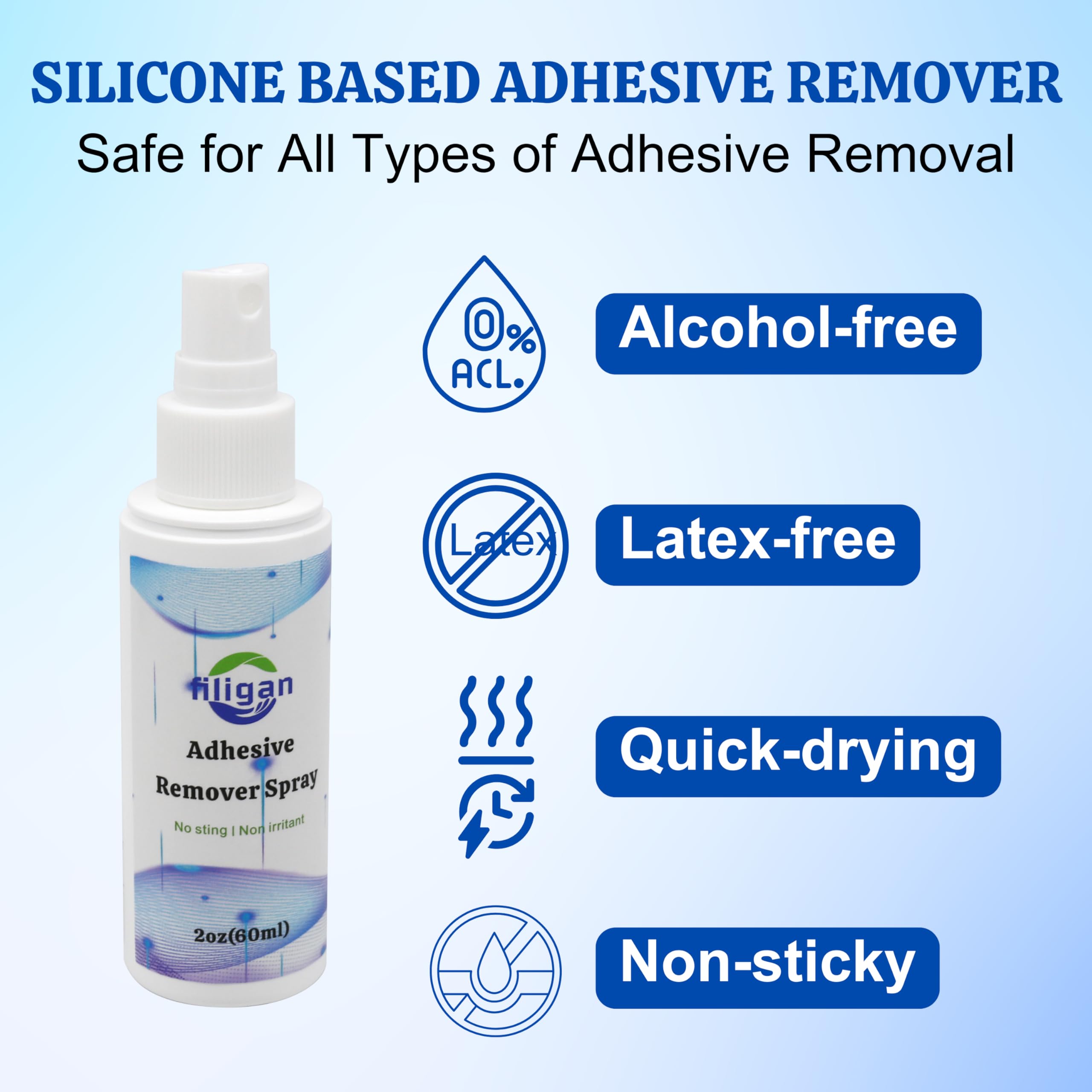 Snapklik.com : Filigan 2oz/60ml Adhesive Remover Spray, Ideal For ...