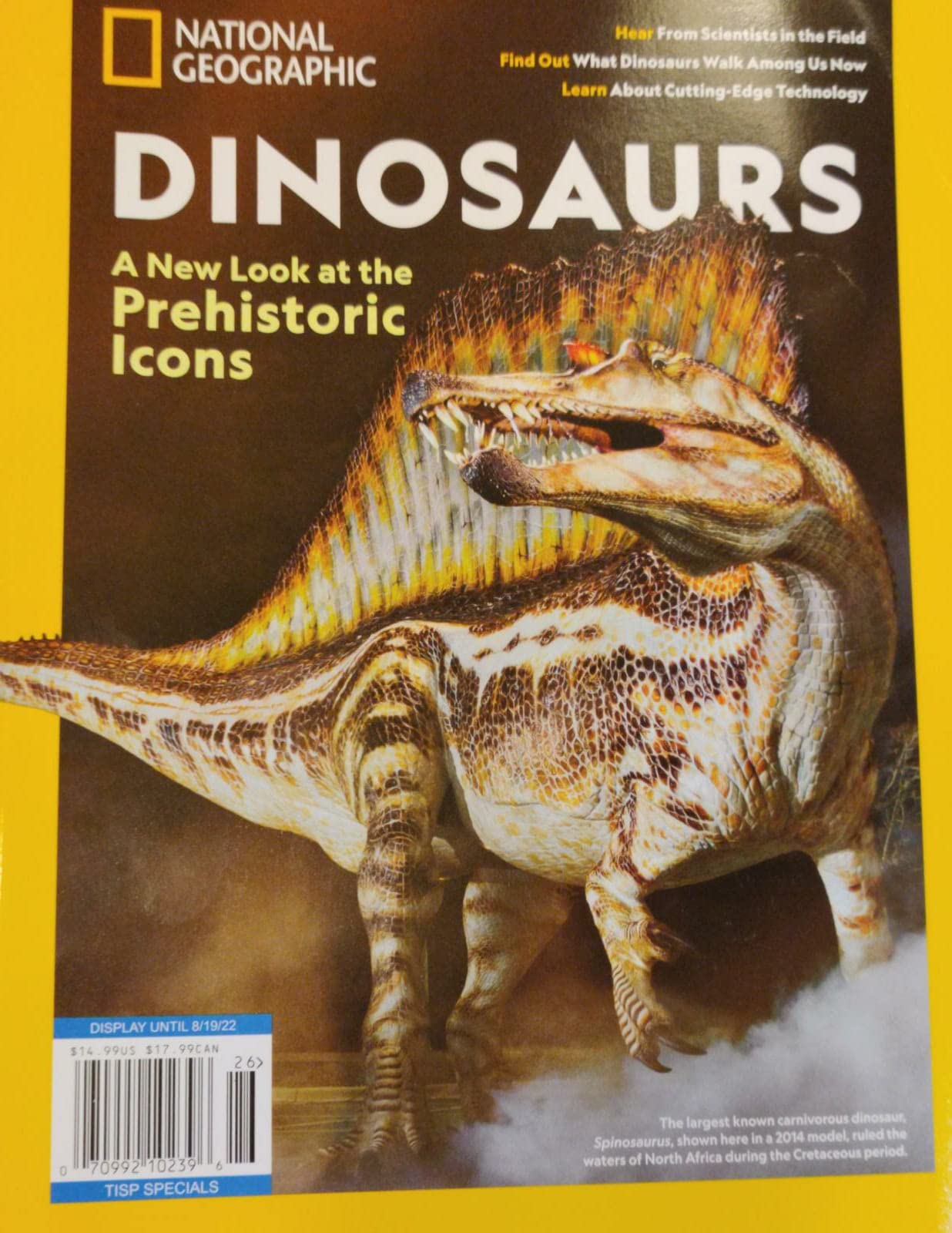 National Geographic Dinosaurs Magazine Issue - 26 Prehistoric Icons ...