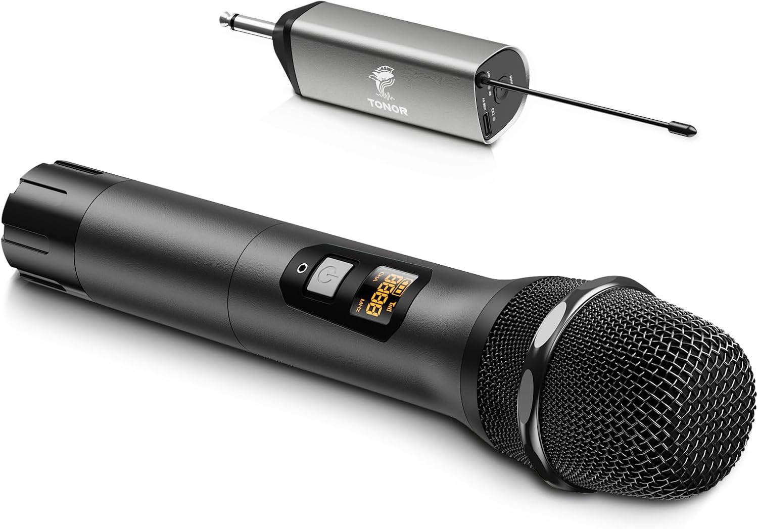 Amazon.com: TONOR Wireless Microphone, UHF Metal Cordless Handheld Mic ...