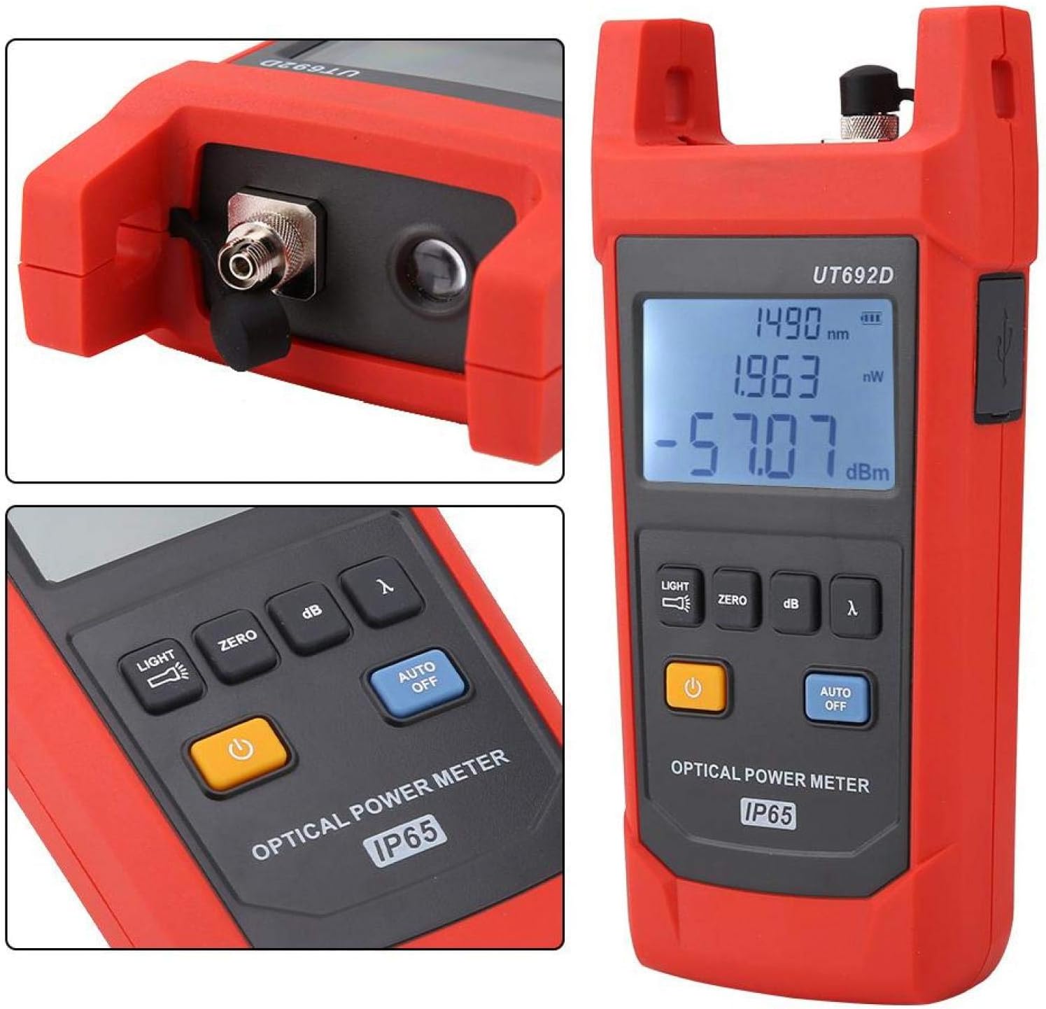 Industrial & Scientific UT692D Optical Power Meter UT692G Optical Power ...