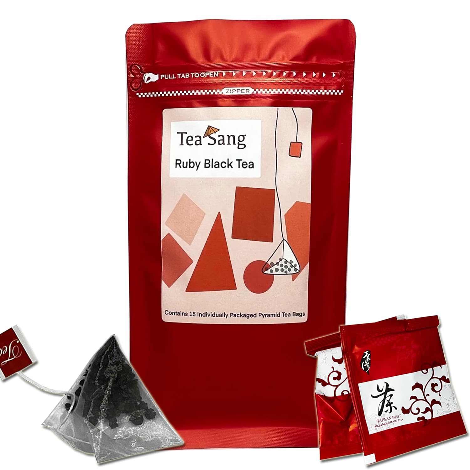 Amazon.com : [Tea Sang] Ruby Black Tea - Taiwanese High Mountain Tea ...