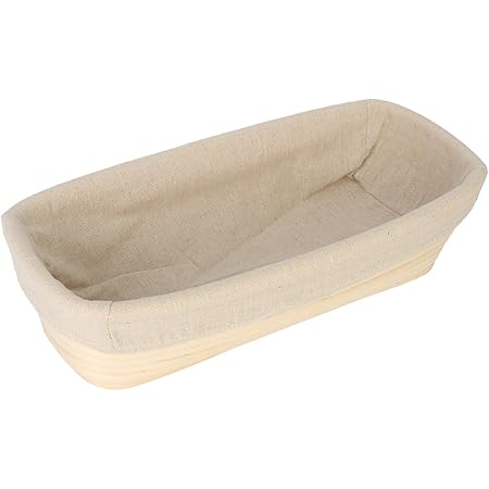 Amazon.com: BESTOMZ 12 Inch Rectangle Bread Proofing Basket Bratform ...