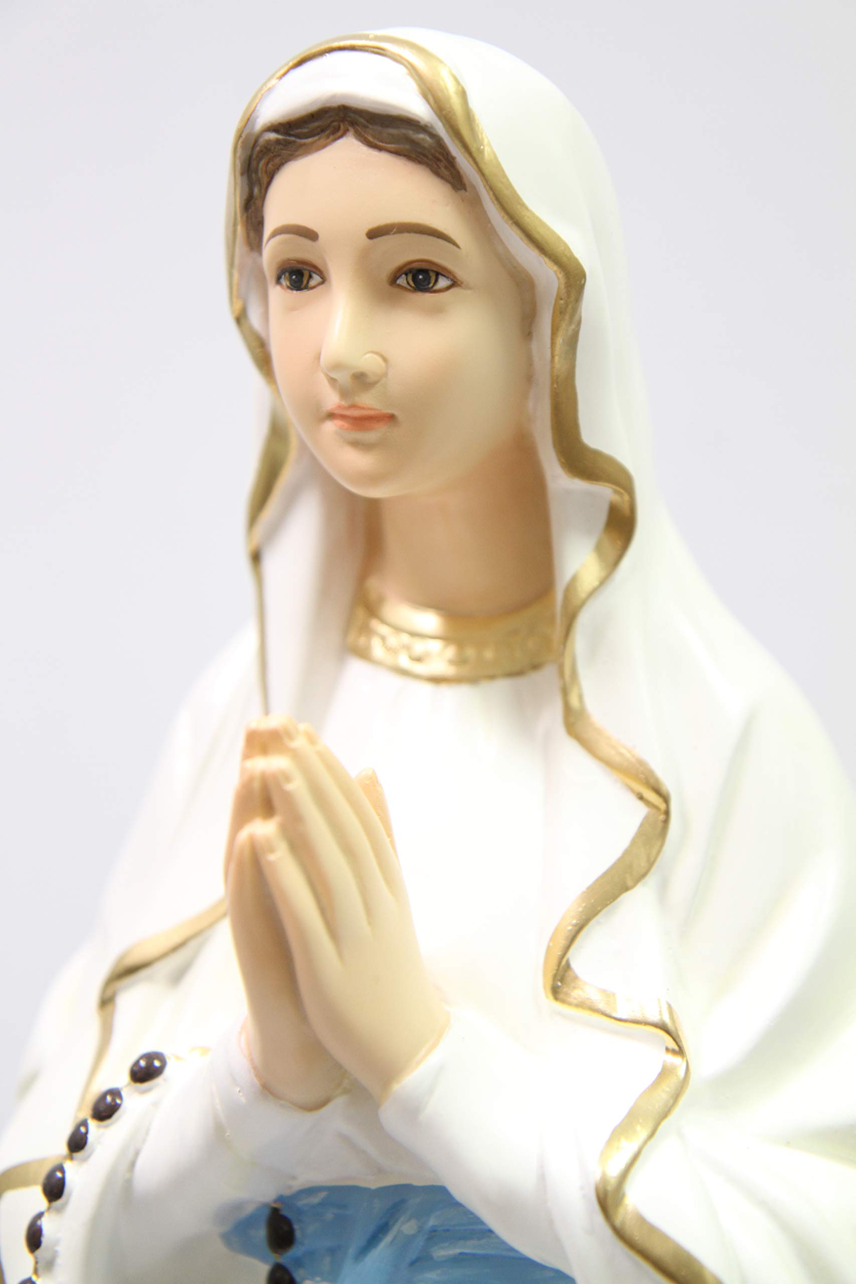25 Inch Our Lady of Lourdes Virgin Mary Mother Italian Statue Sculpture ...