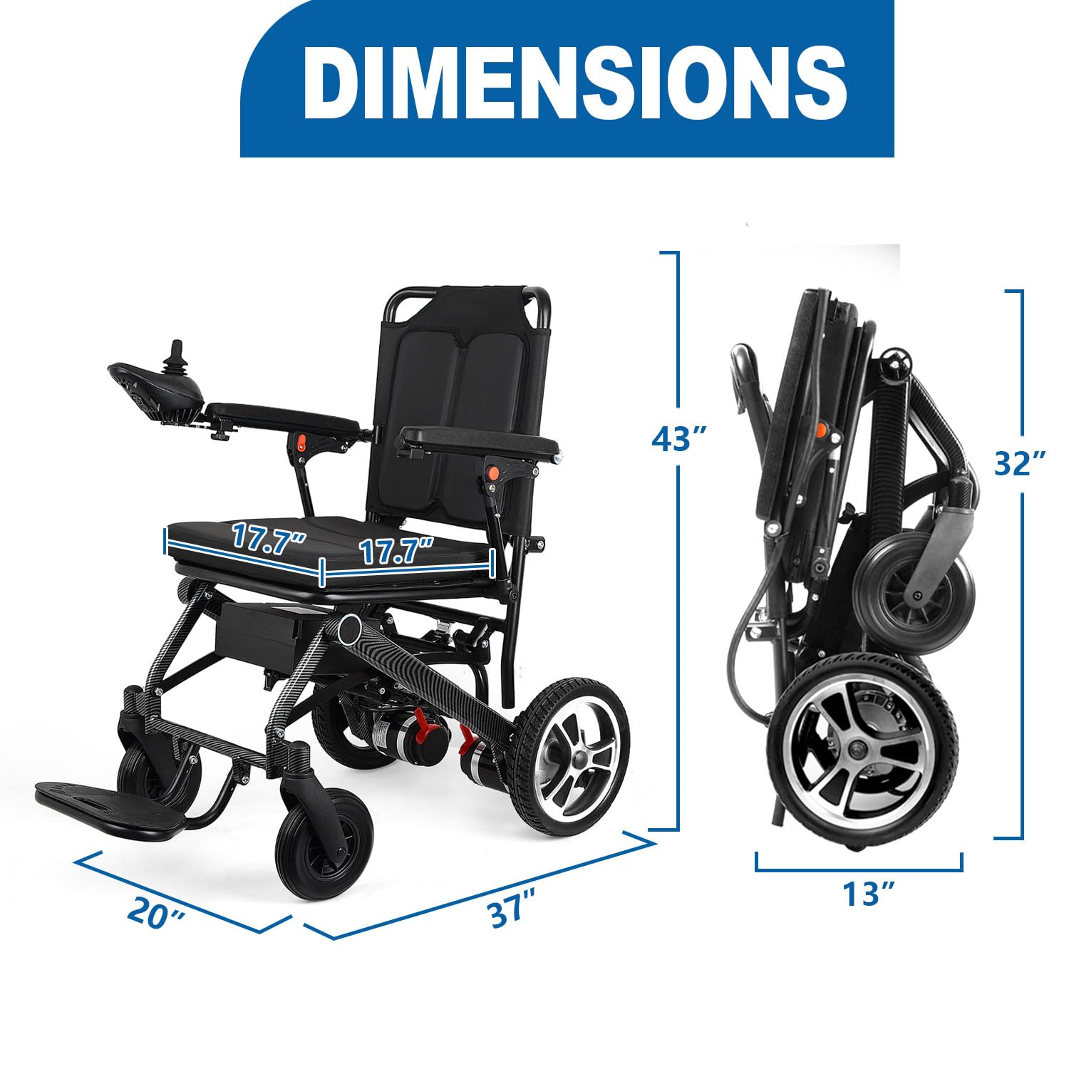 Wheelchair Measurements Wheelchair Size Chart | Freedom Mobility
