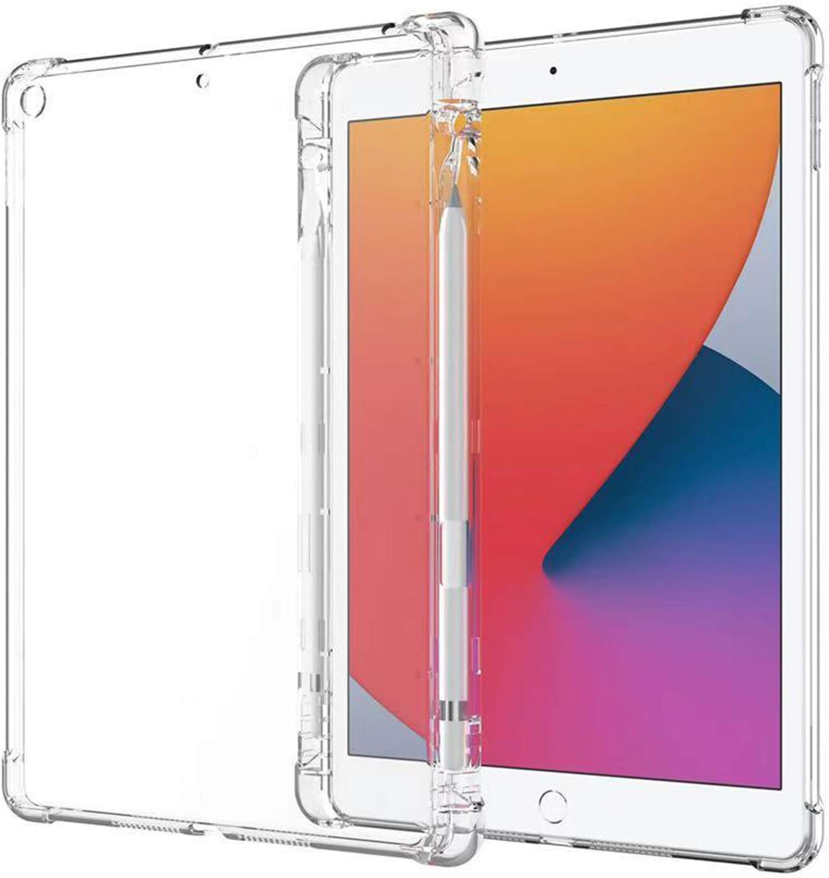 Amazon.com: Arlgseln Clear Soft iPad Case TPU Transparent Shockproof ...