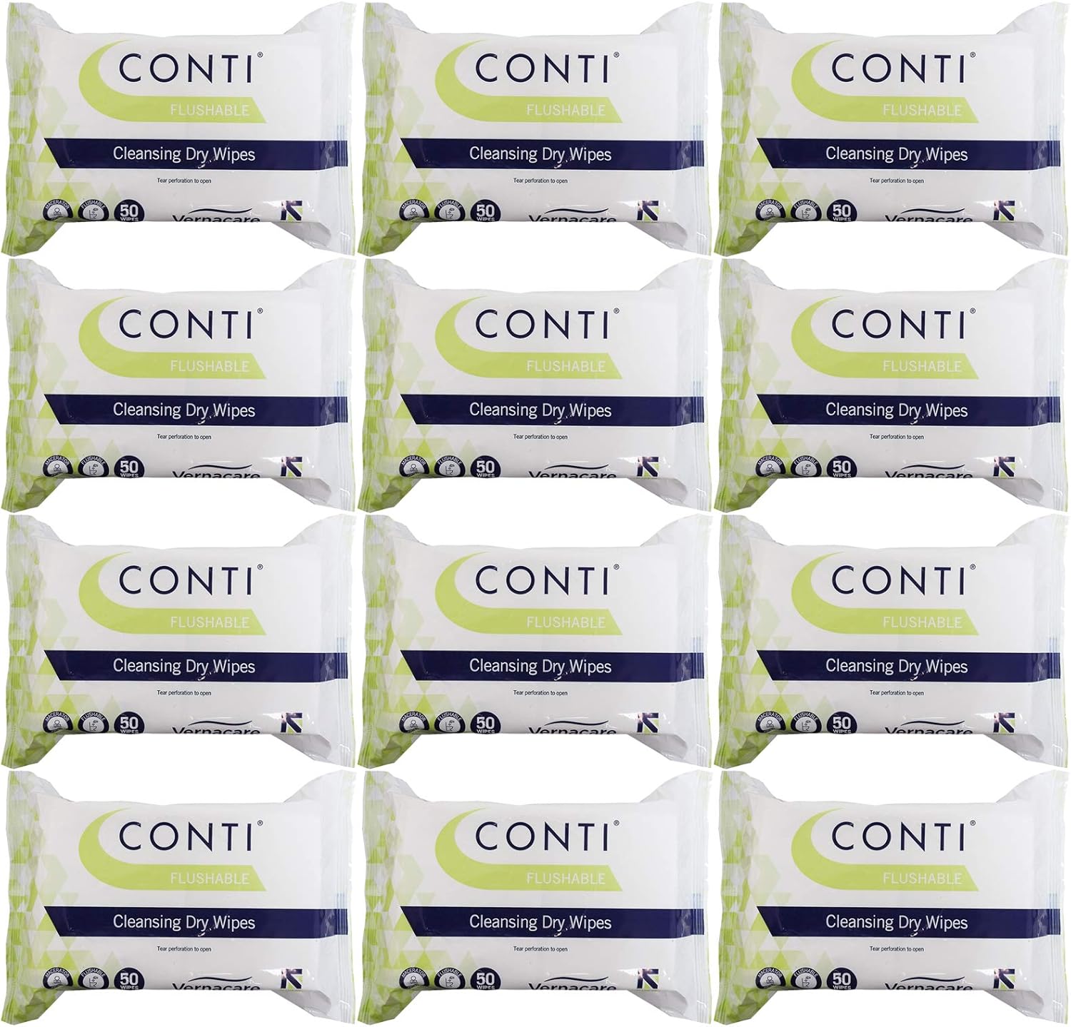 Conti Flushable - Patient Cleansing Dry Wipes, Maceratable Highly ...