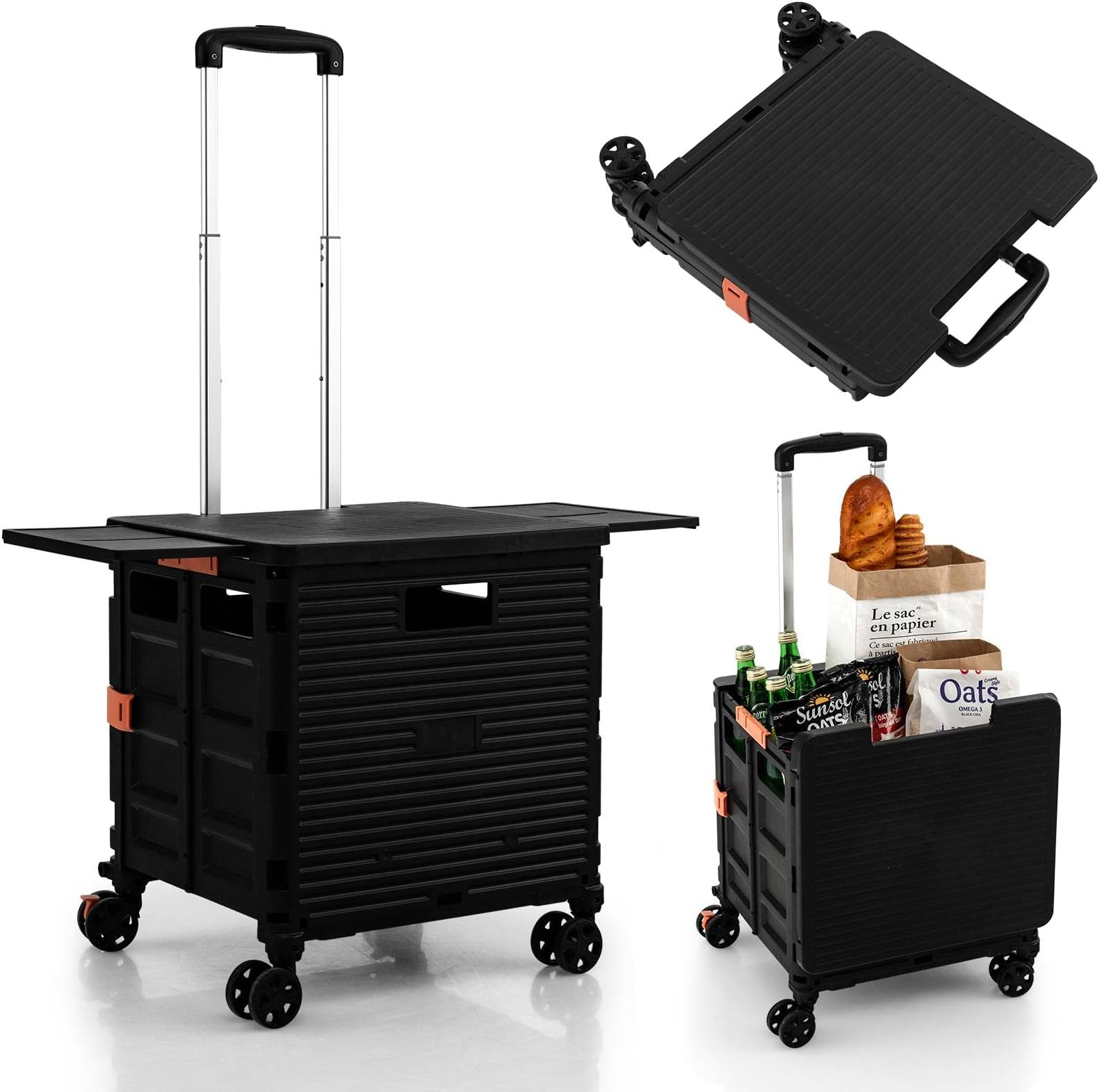 Compact Workshop Trolley Kistenberg Folding Tool Cart - Telescopic ...