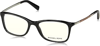 Michael Kors ANTIBES MK4016 Eyeglass Frames 3298-53 - Black MK4016-3298 ...