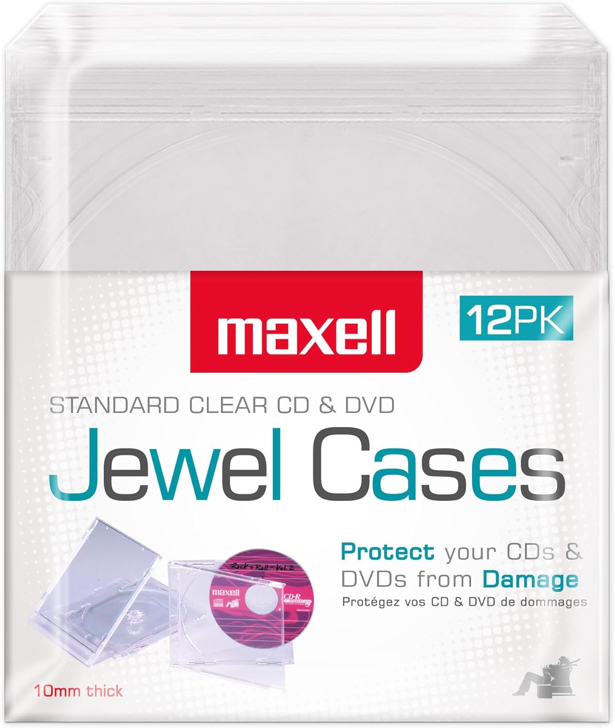 Amazon.com: Maxell CD/DVD Jewel Cases CD-360 : Home & Kitchen