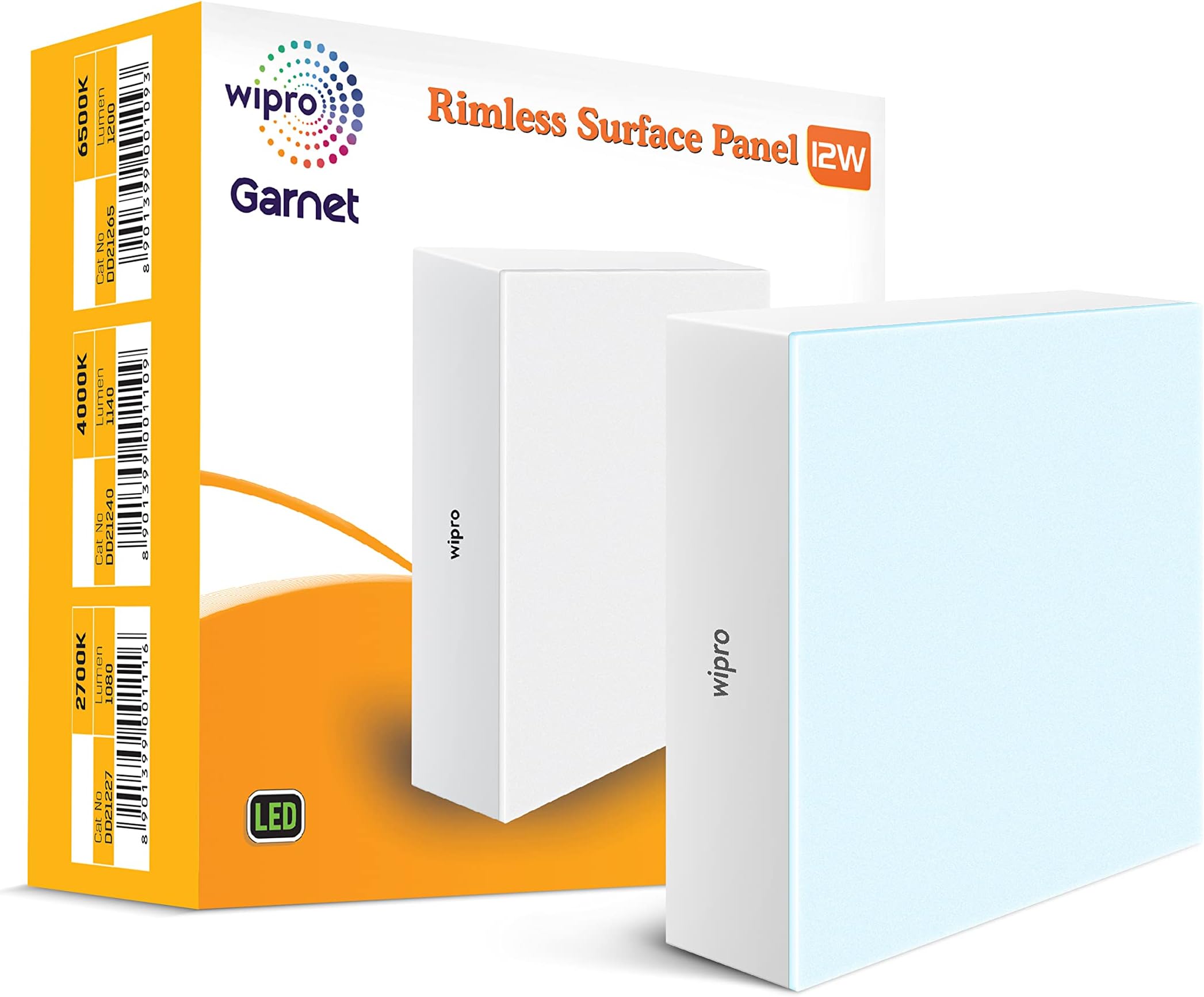 Buy Panasonic 12 Watt LED Rimless Surface Light, with Artistic Rimless ...