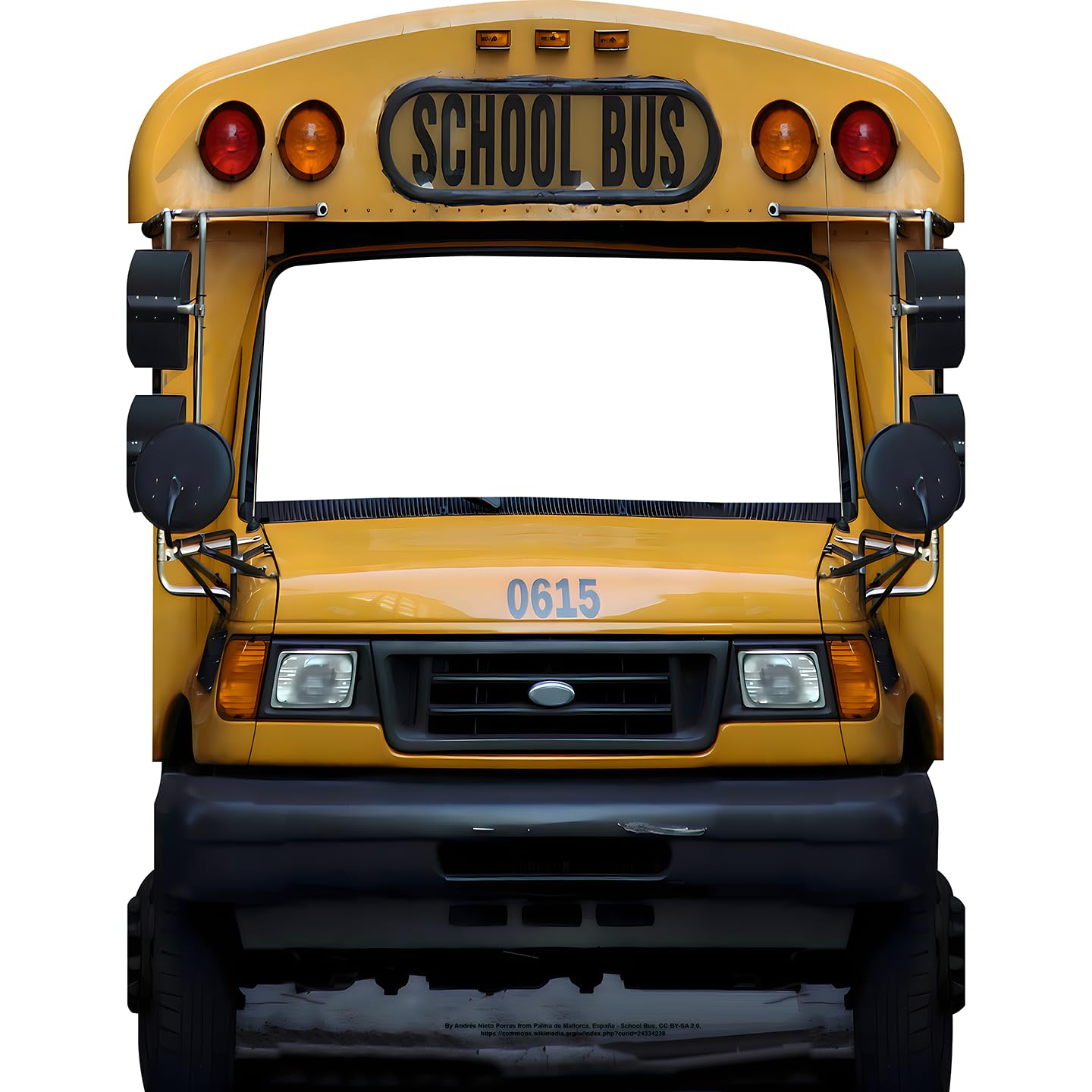 School Bus Front View