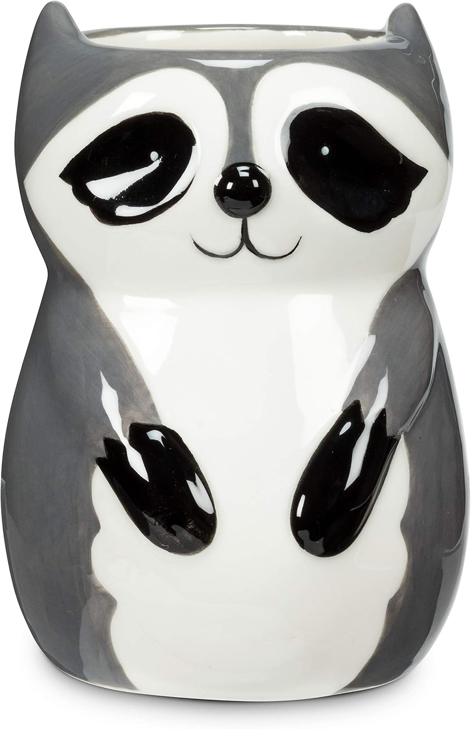 Amazon.com: Abbott Collection Mini Sitting Raccoon Planter/Vase ...
